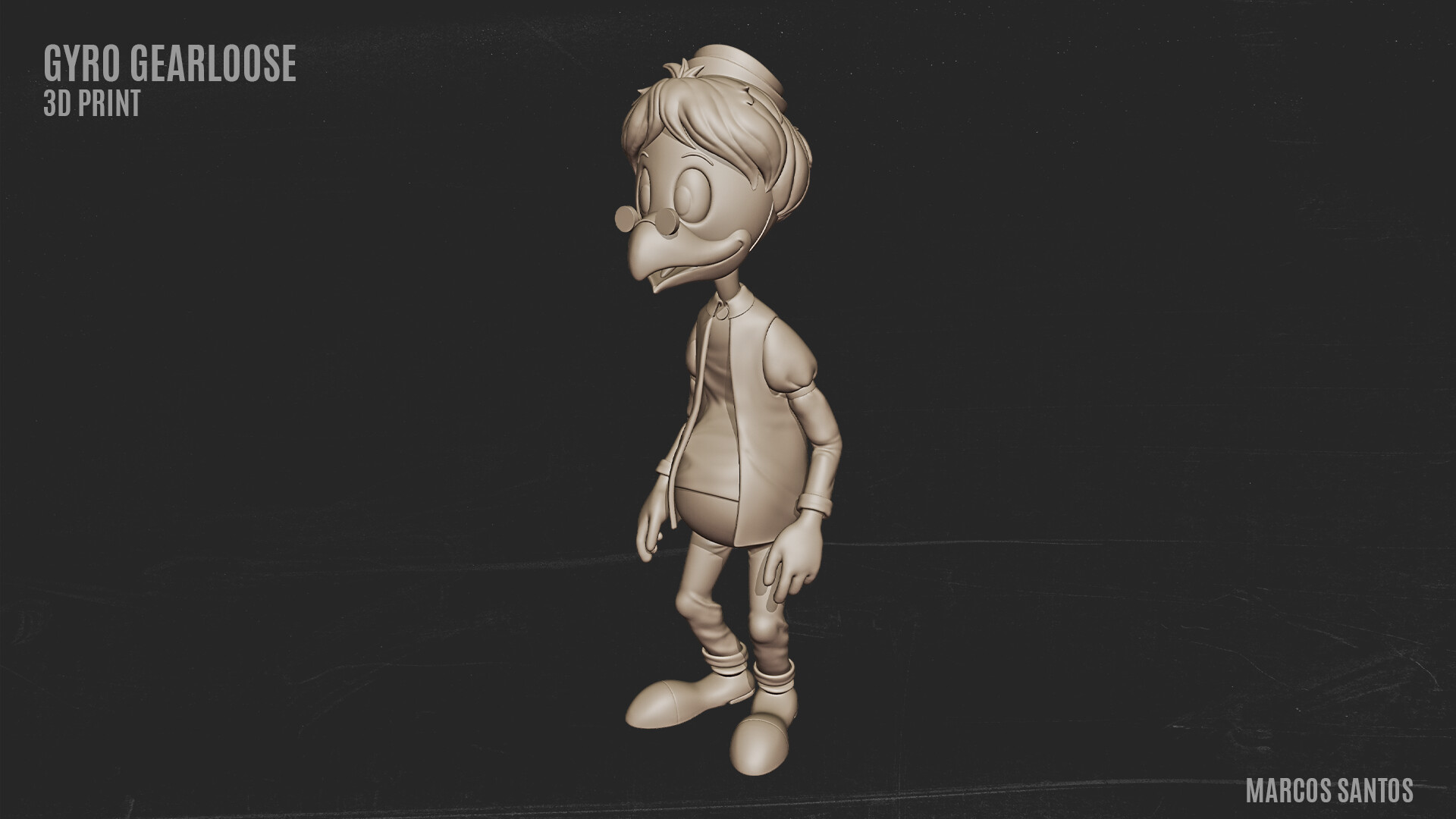 ArtStation - Gyro Gearloose (3D Print)