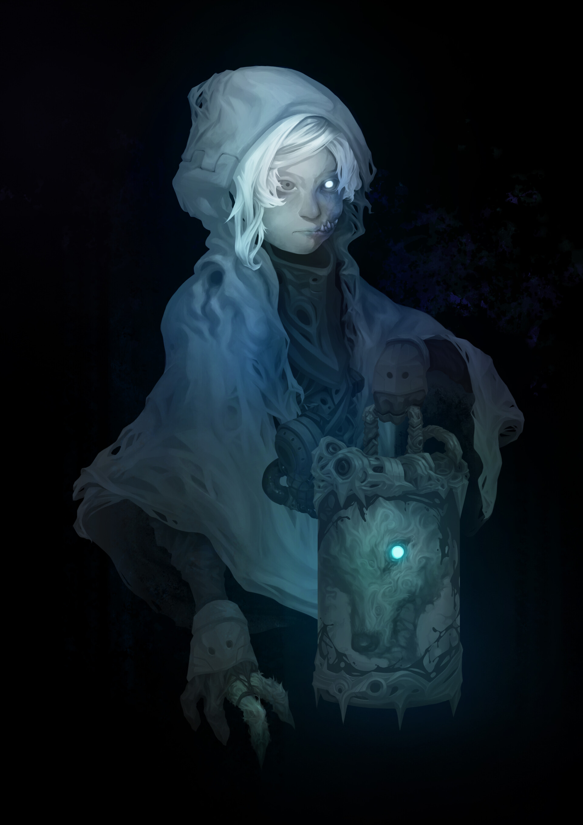 ArtStation - Little Blue Riding Hood