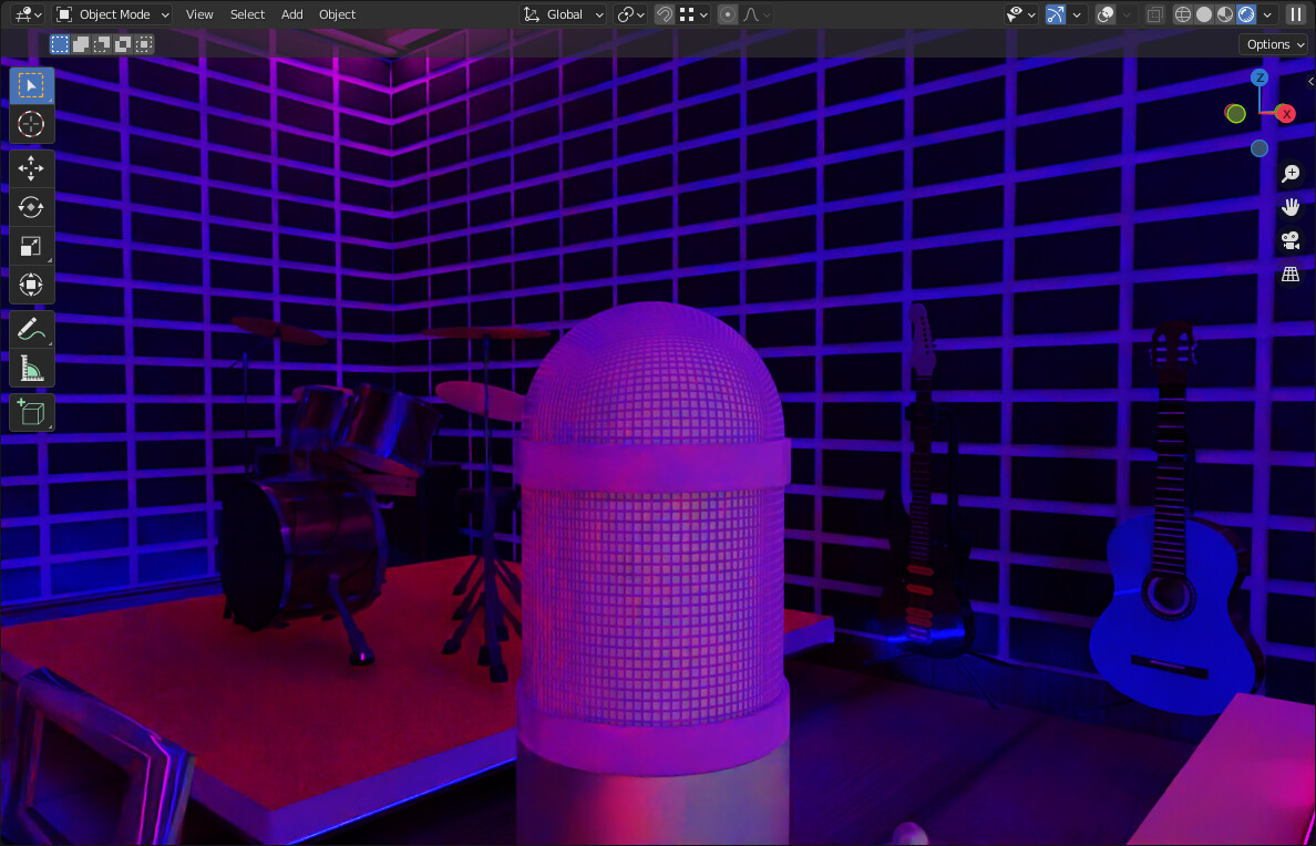 ArtStation - 3D Music Studio