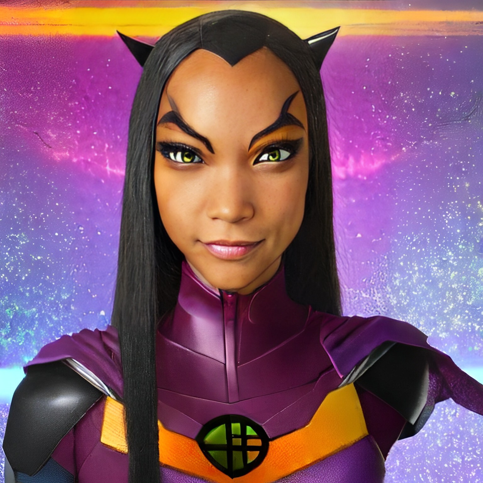 ArtStation - Blackfire - Teen Titans (Rendering in hyperrealism)