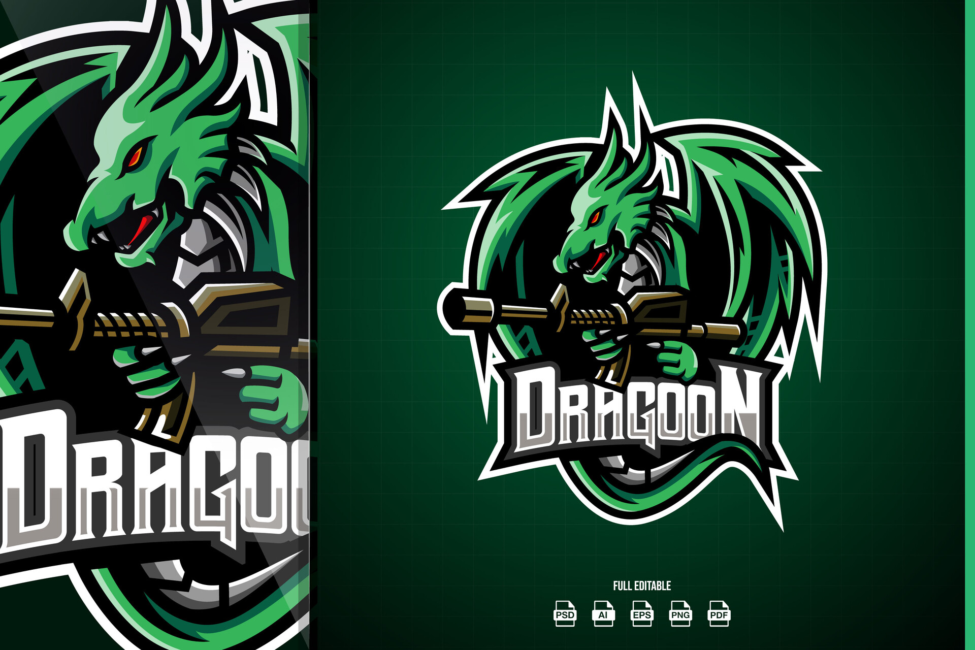 ArtStation - Dragon Army Esports Logo