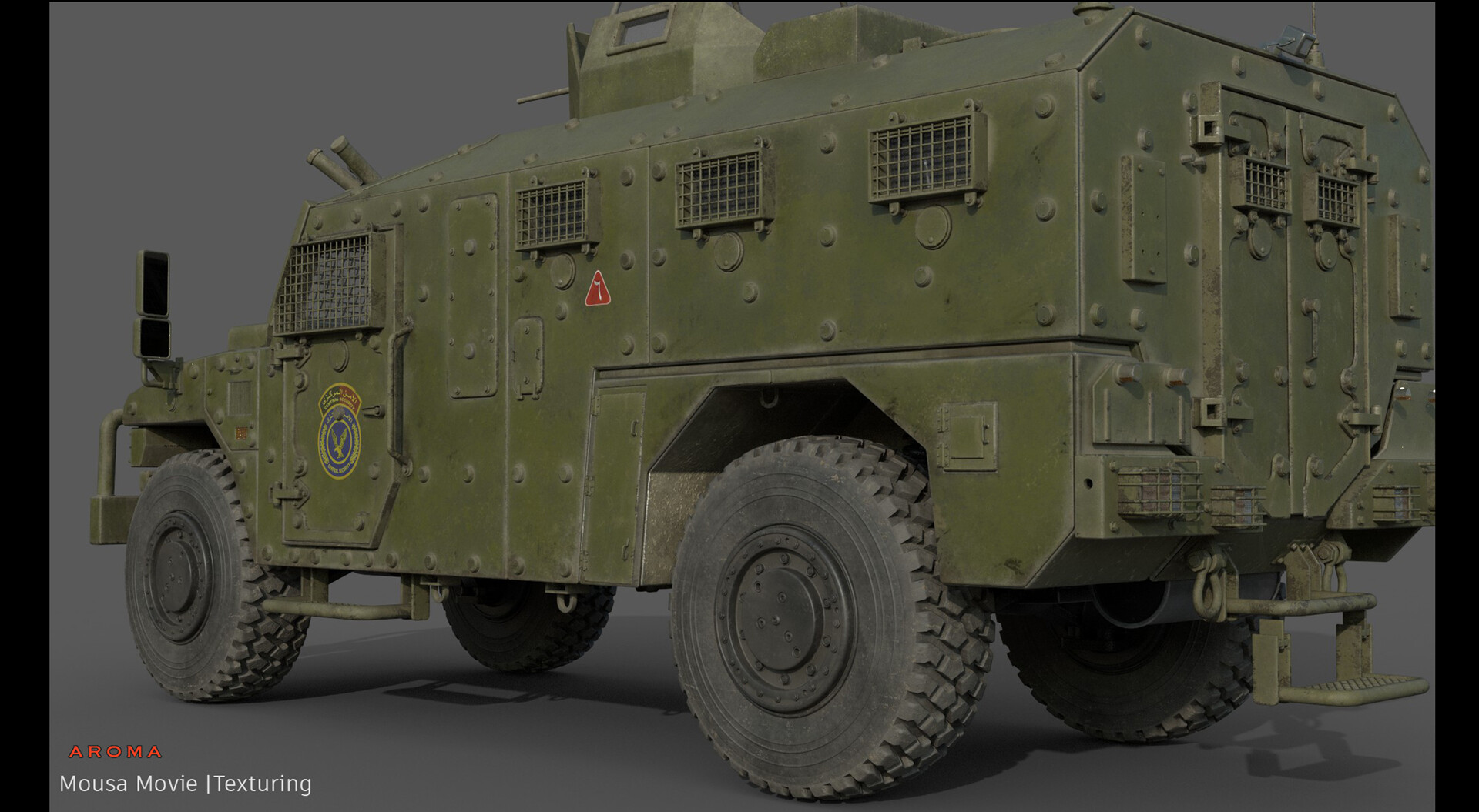 Maha Ali - Renault Sherpa- Texturing