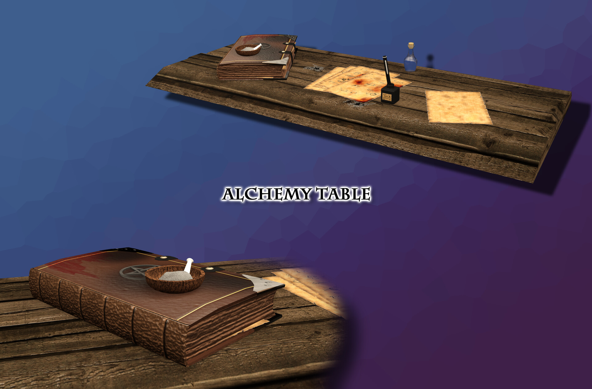 ArtStation - Alchemy Table