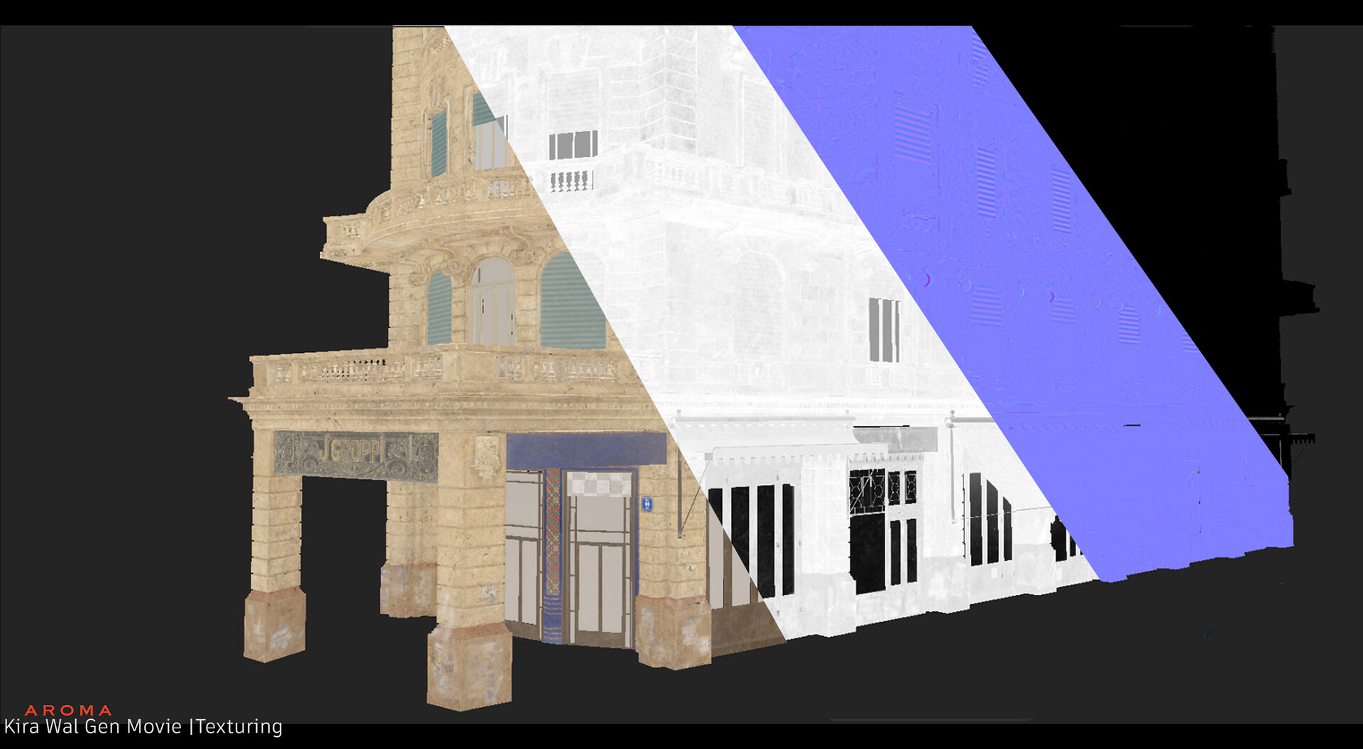 Maha Ali - Groppi Building- Texturing