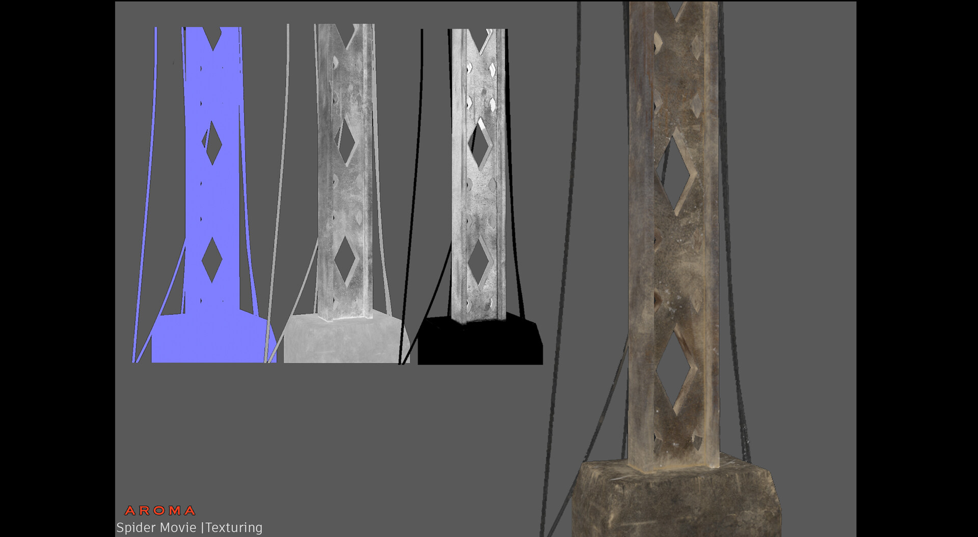 Maha Ali - Train Sign- Texturing