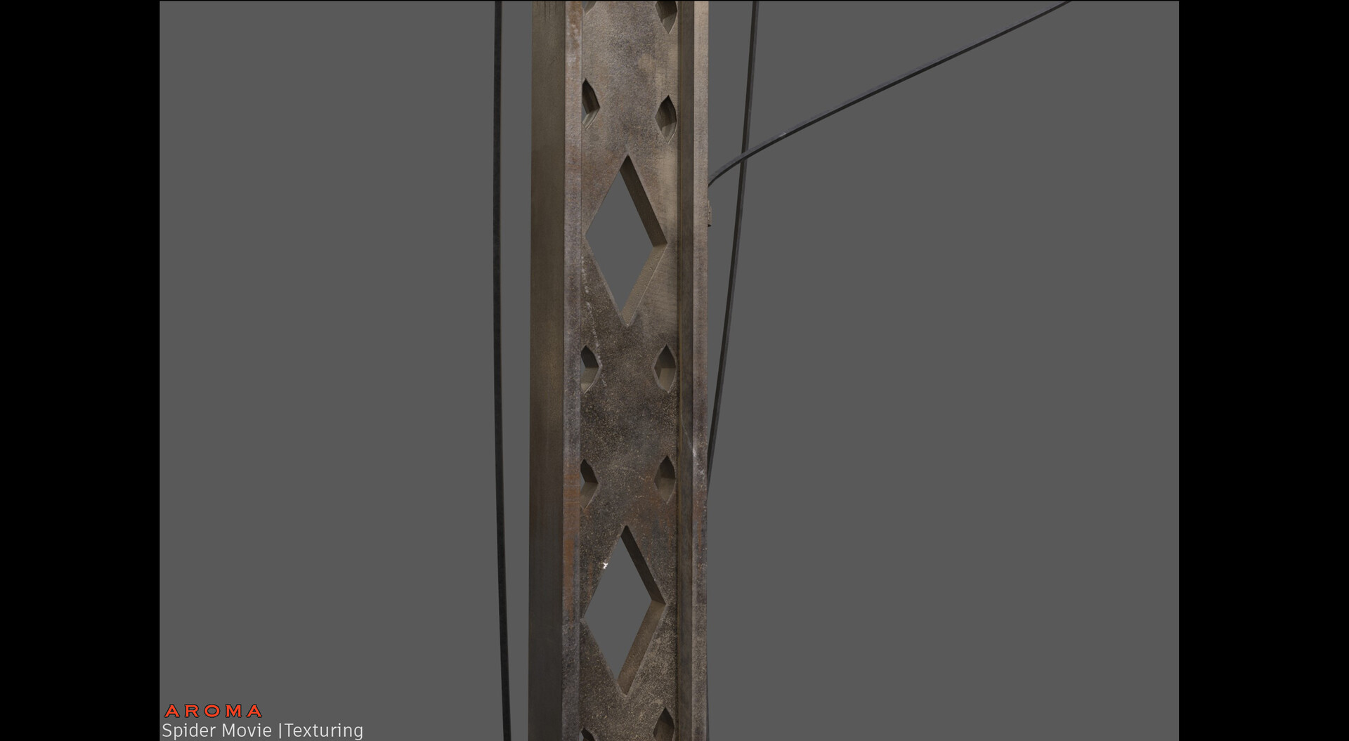 Maha Ali - Train Sign- Texturing