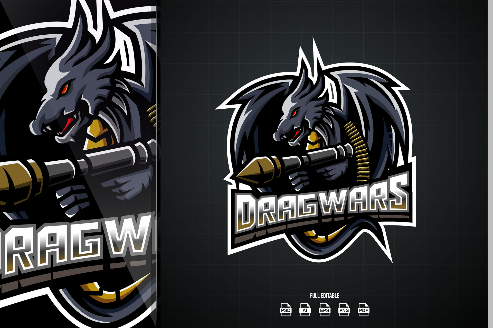 ArtStation - Dragon Rambo Esports Logo