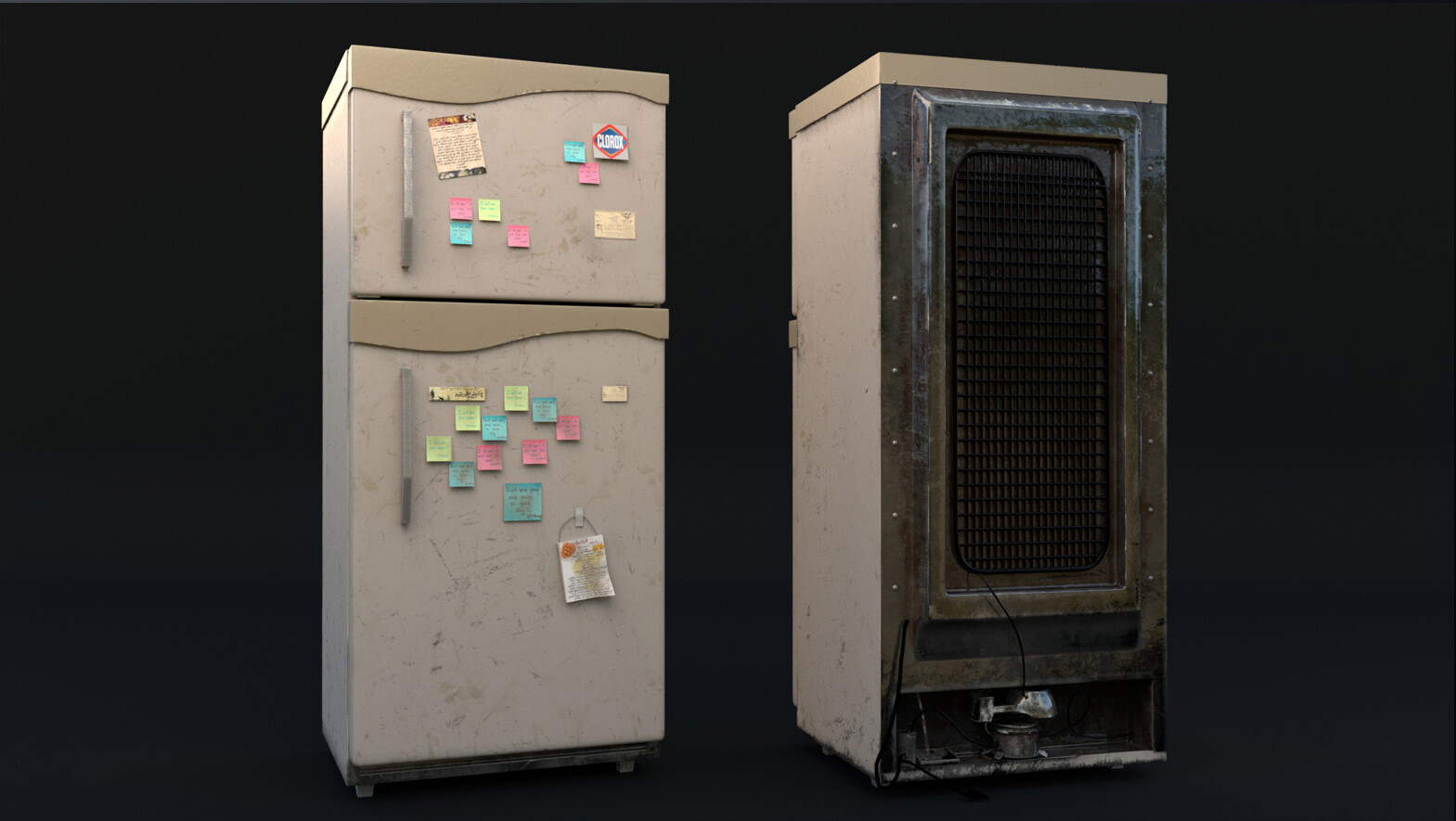 ArtStation - Fridge Prop