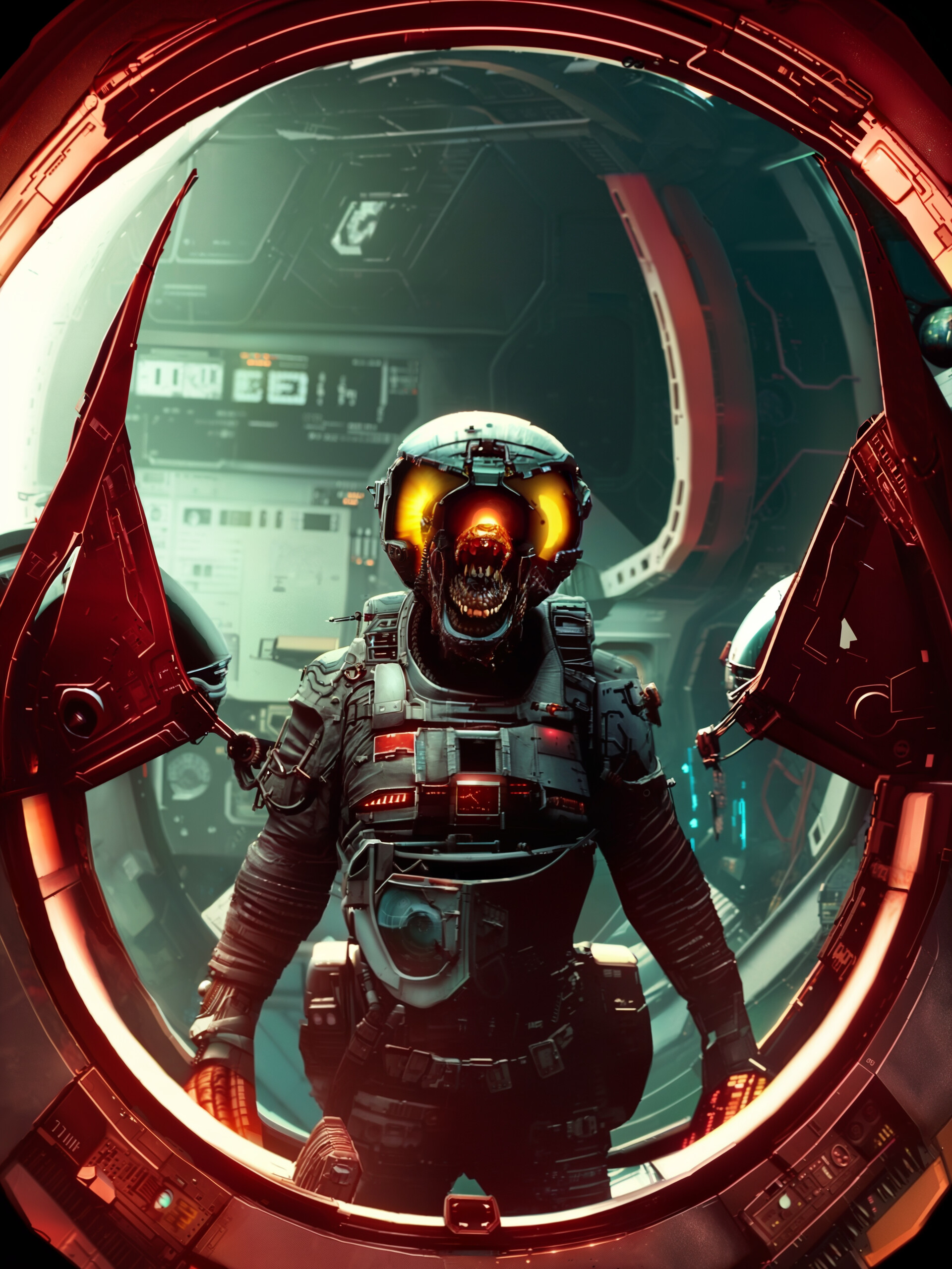 David Eastwick - Horror Sci-Fi, created with AI