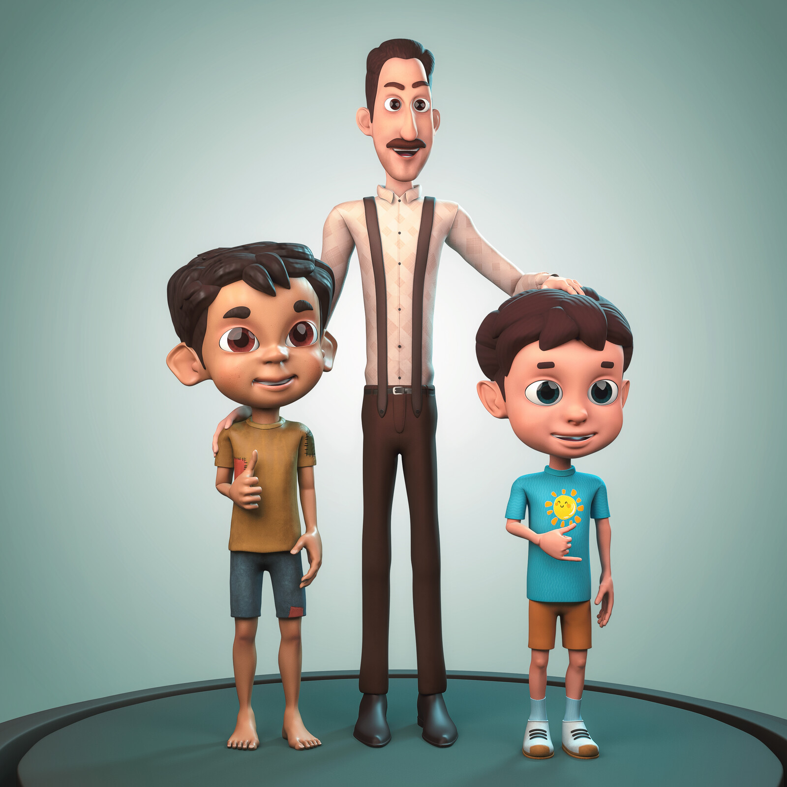 Sk Aiyub Ali - 3D Stylized character modeling.