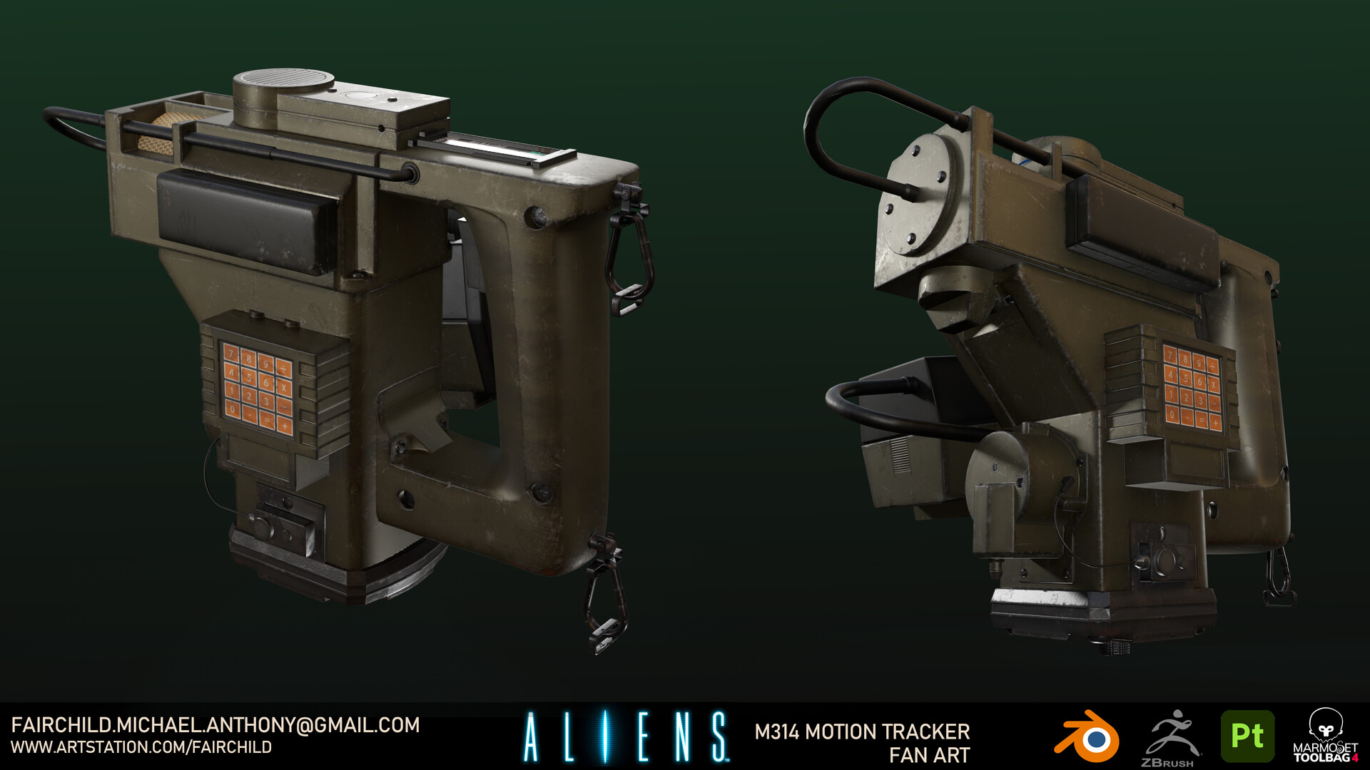 ArtStation - M314 Motion Tracker