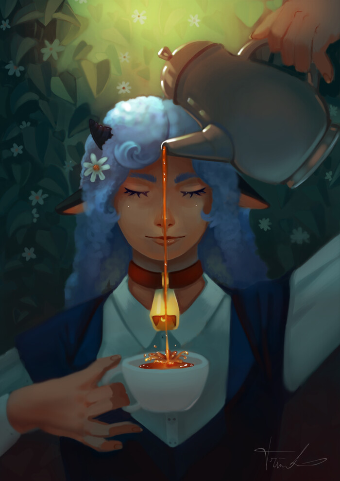 ArtStation - Tea time
