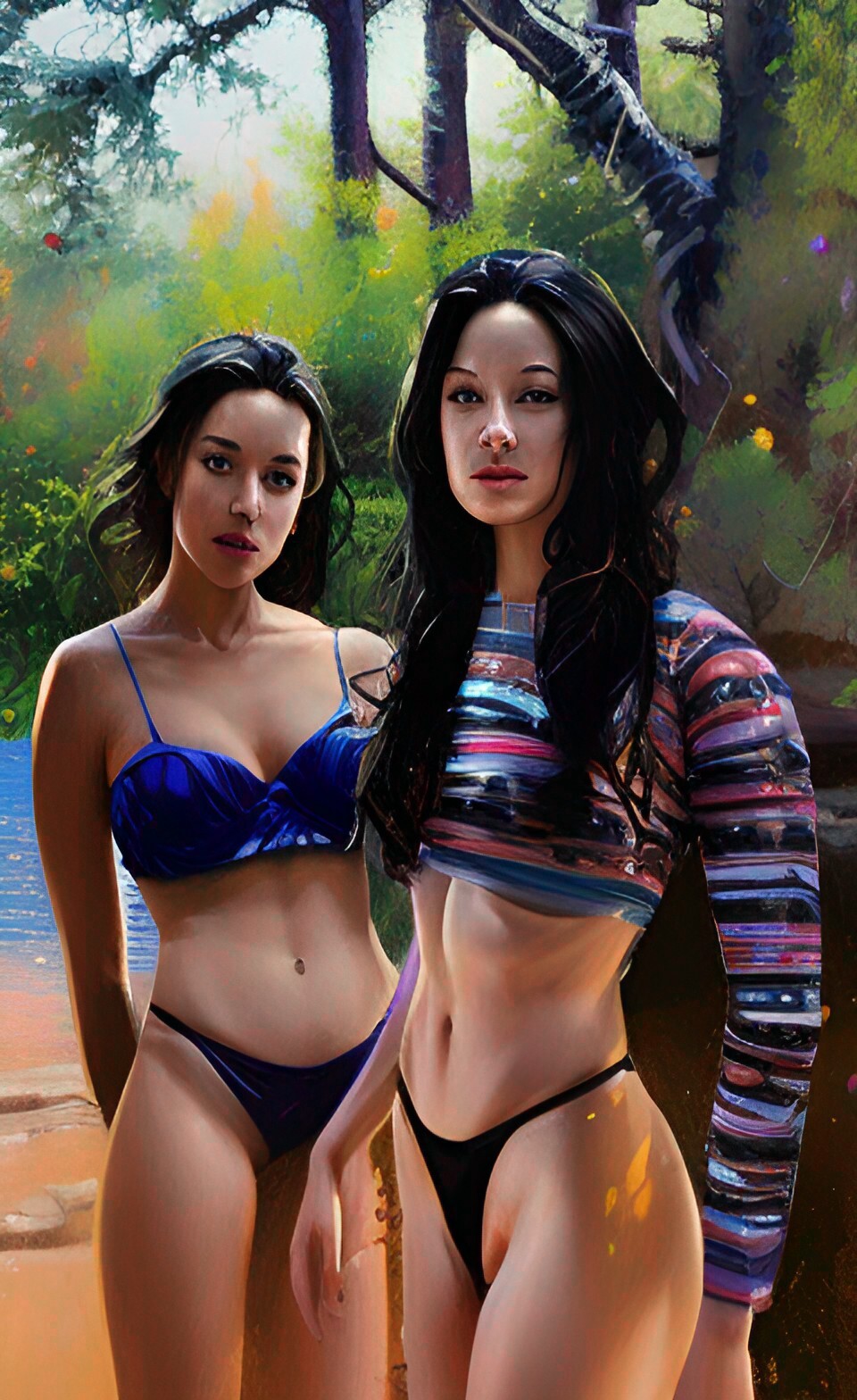 ArtStation - Besties on vacation