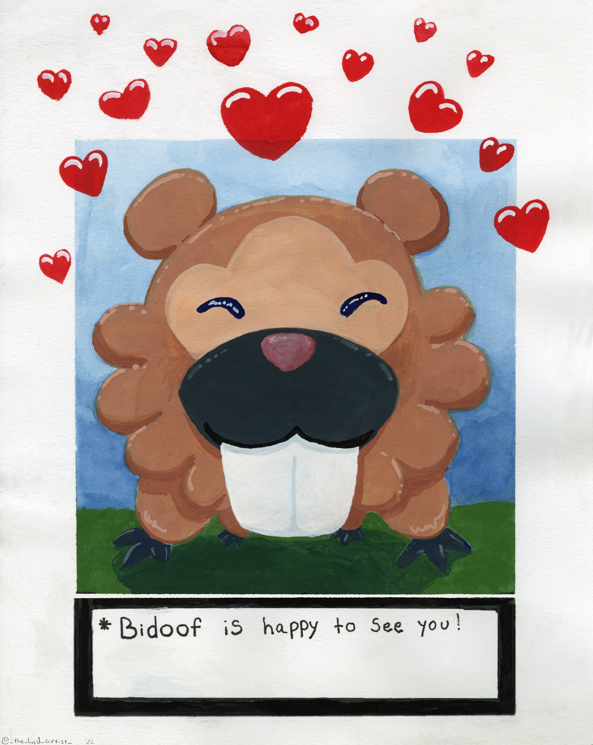 ArtStation - Bidoof! - Pokémon