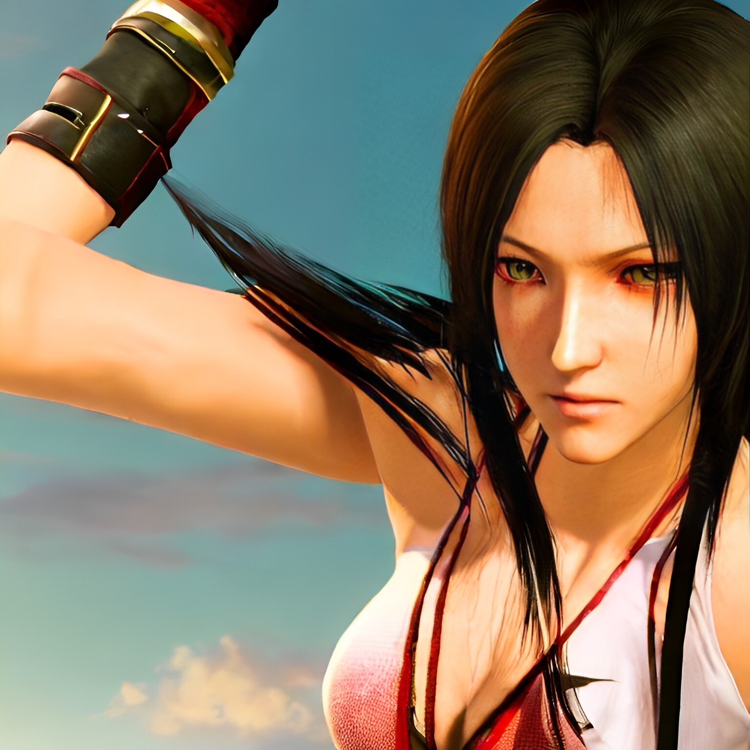 ArtStation - Tifa Lockhart - Final Fantasy (Hyperrealism, unlimited resolution)