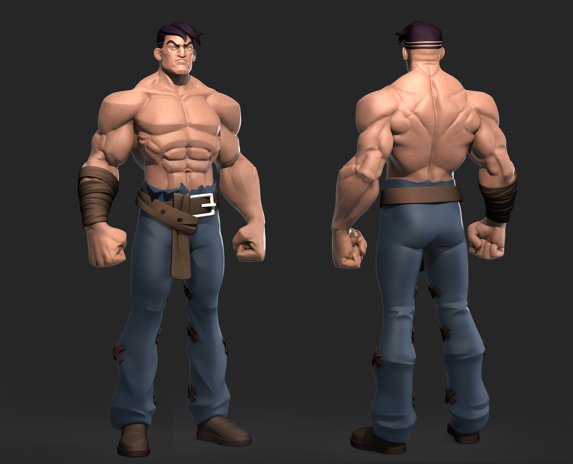 ArtStation - 肌肉猛男