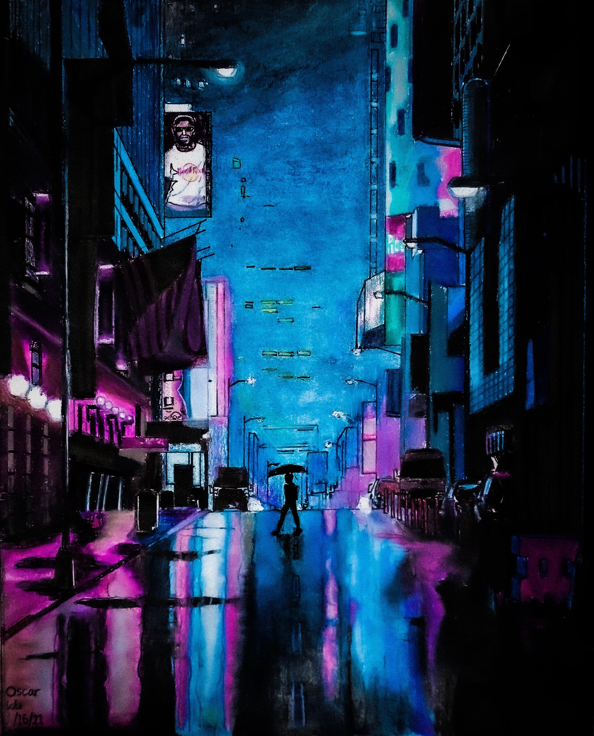 ArtStation - Night City Street