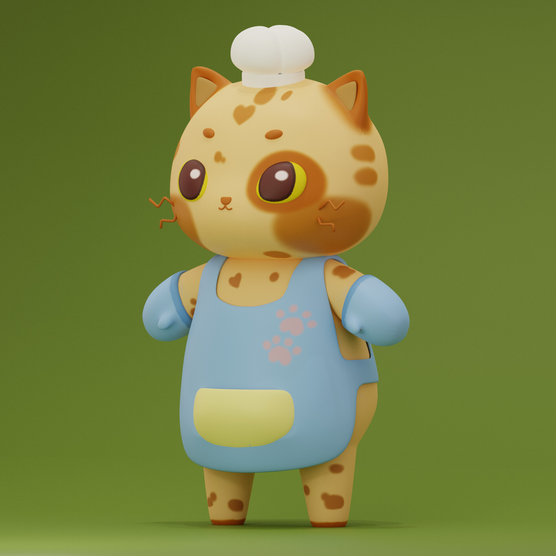 Hay Lee - Chef Meow 3D Model