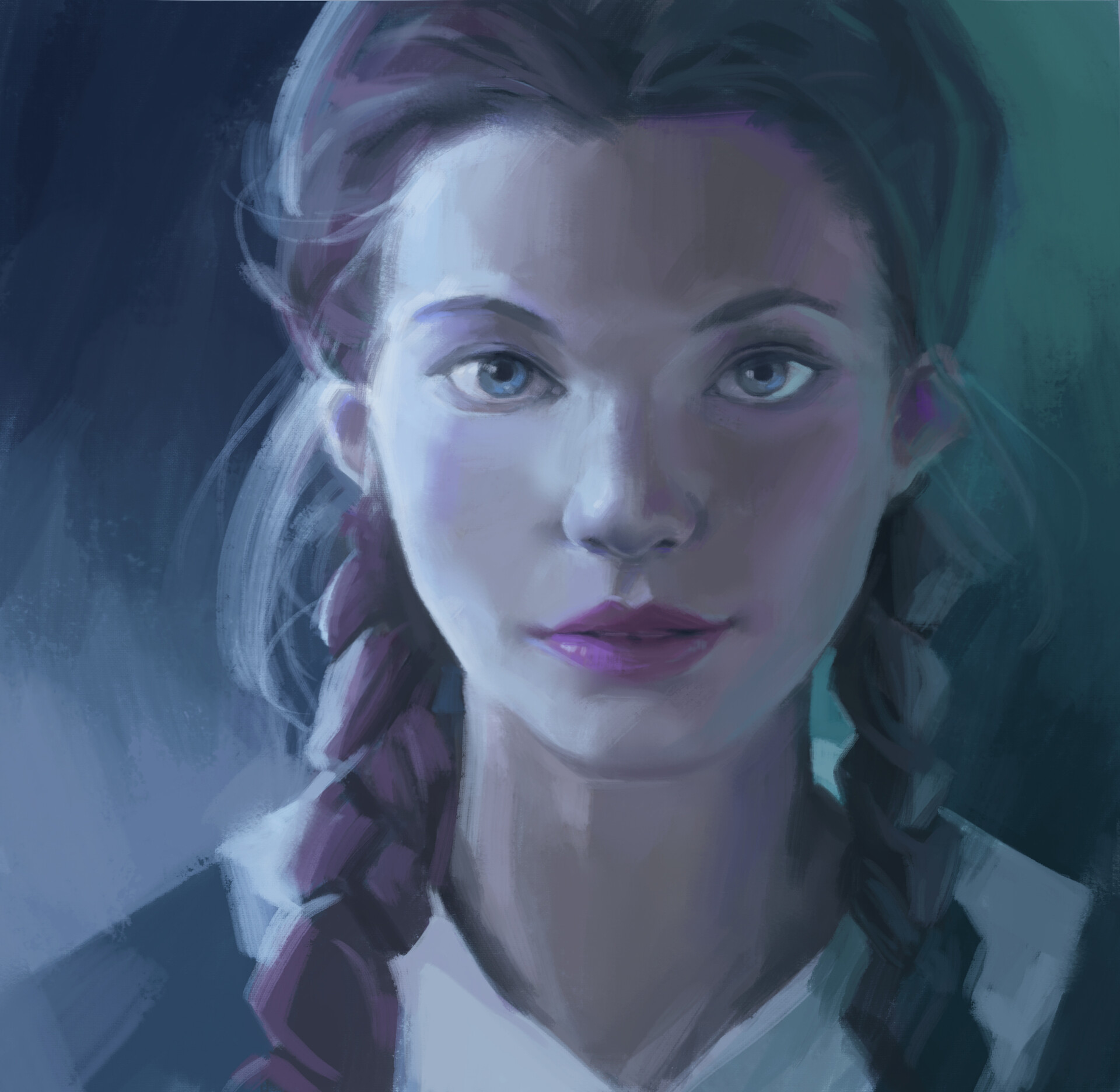 ArtStation - Colour Portrait quick practice