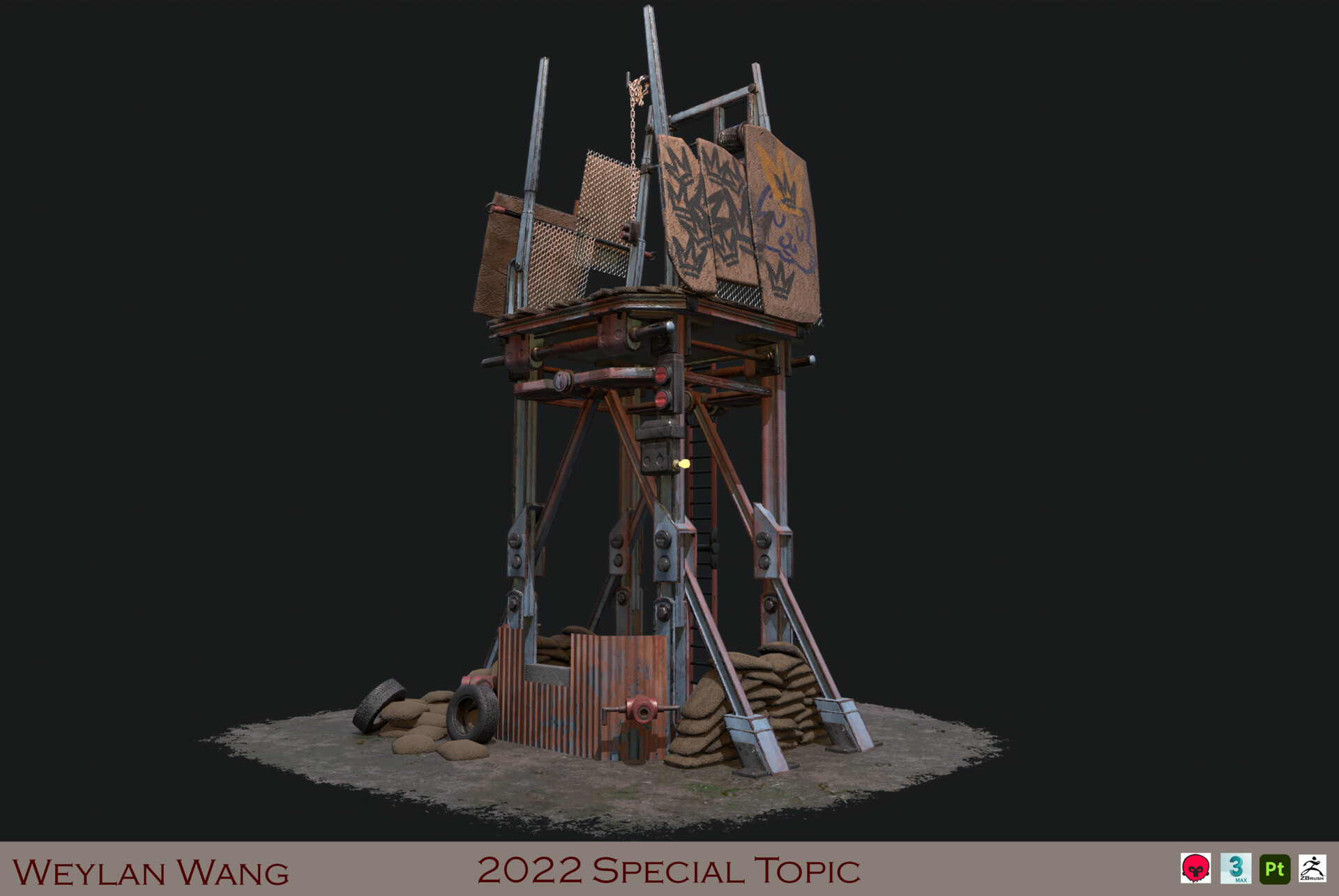 ArtStation - Apocalypse Guard Tower