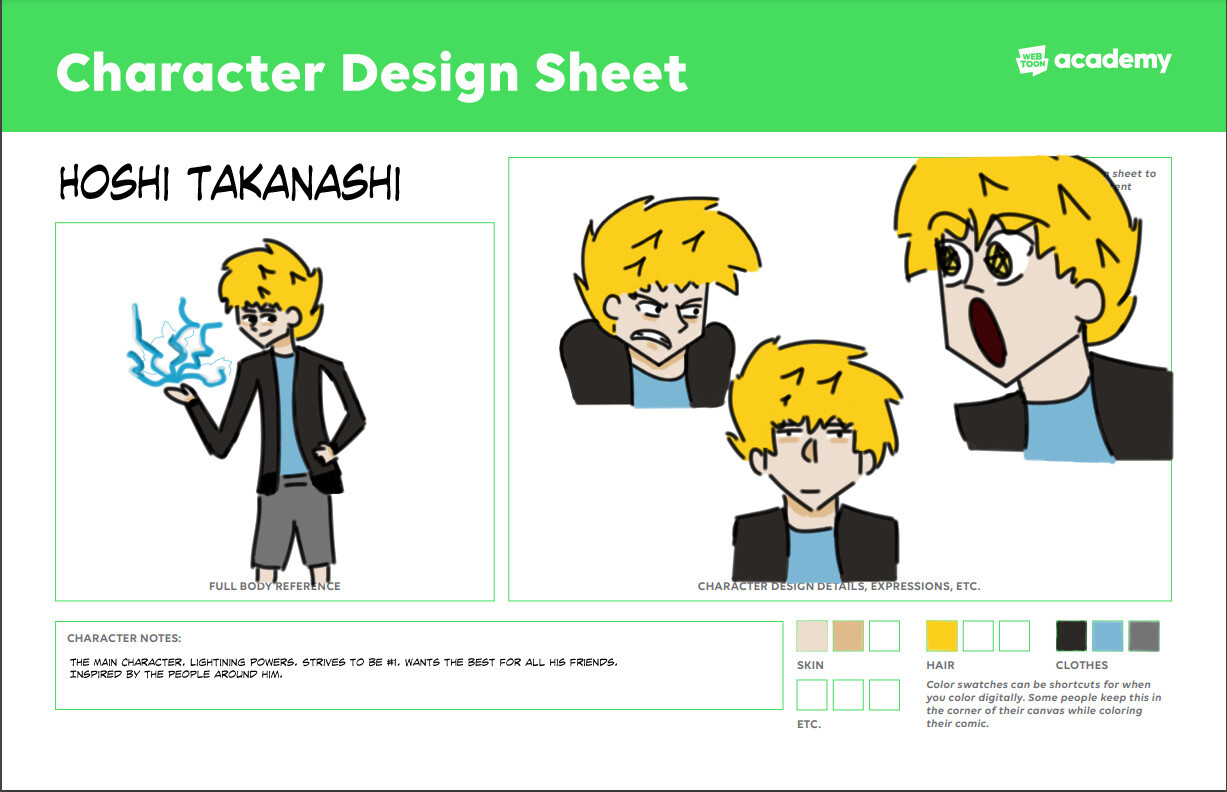 ArtStation - Hoshi Takanashi Character Design