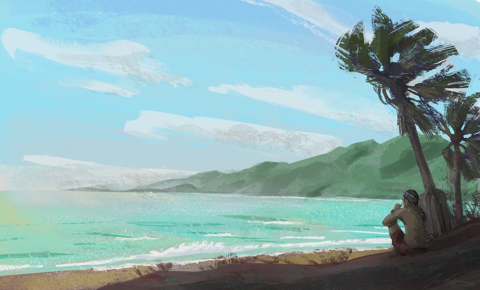 ArtStation - old 2d paintings digital and traditional