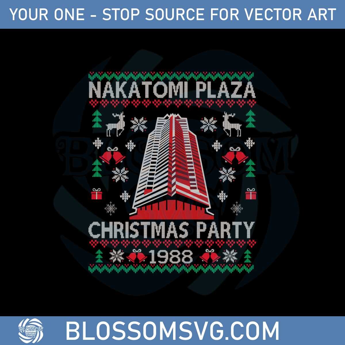 ArtStation - Nakatomi Plaza Christmas Party 1988 Svg Graphic Designs Files