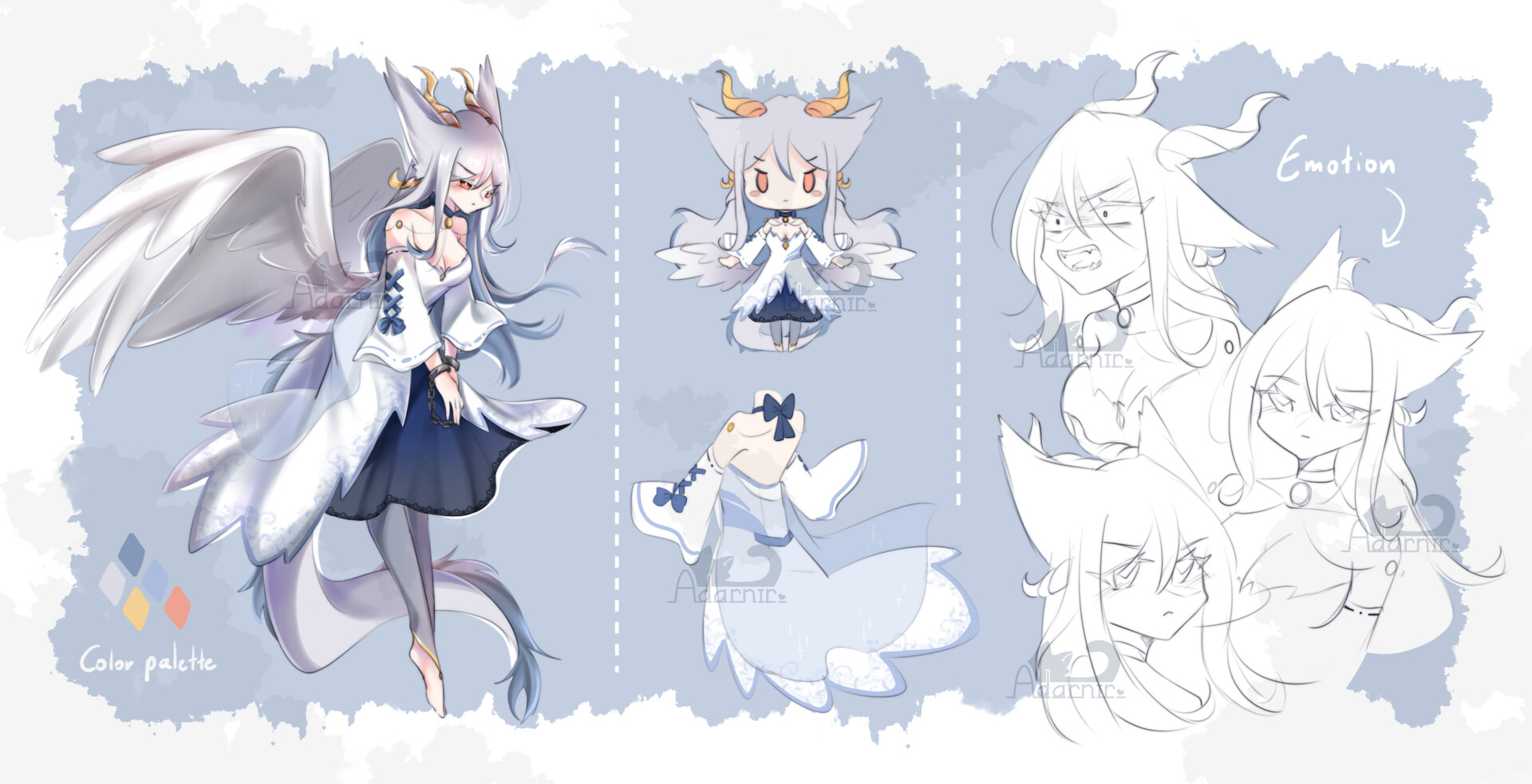 ArtStation - Character Design -Dragon Girl-