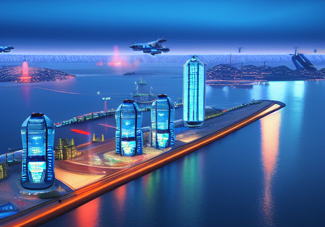 ArtStation - City Vladivostok - future in sci-fi style (Hyperrealism ...