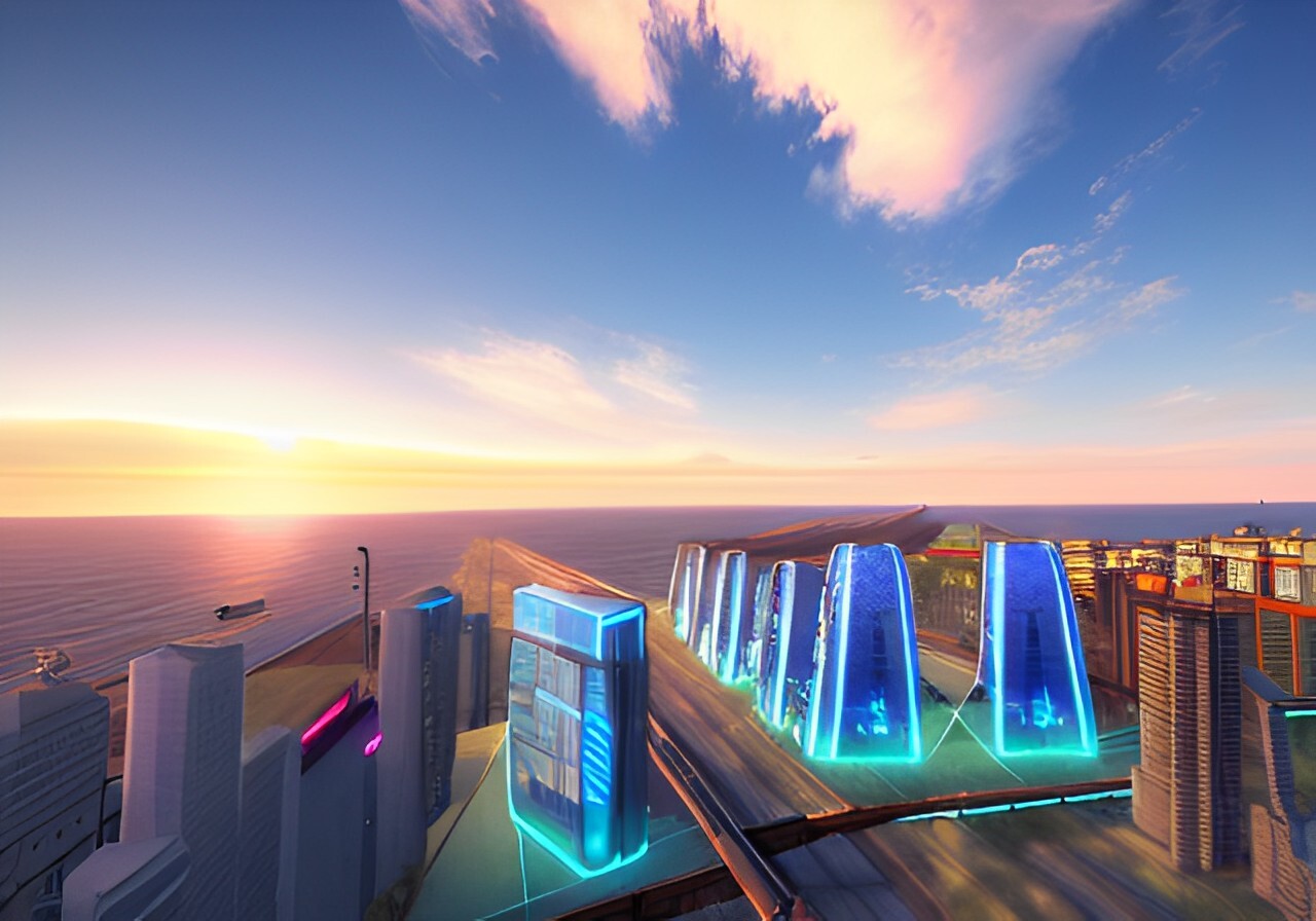 ArtStation - City Vladivostok - far future in sci-fi style ...