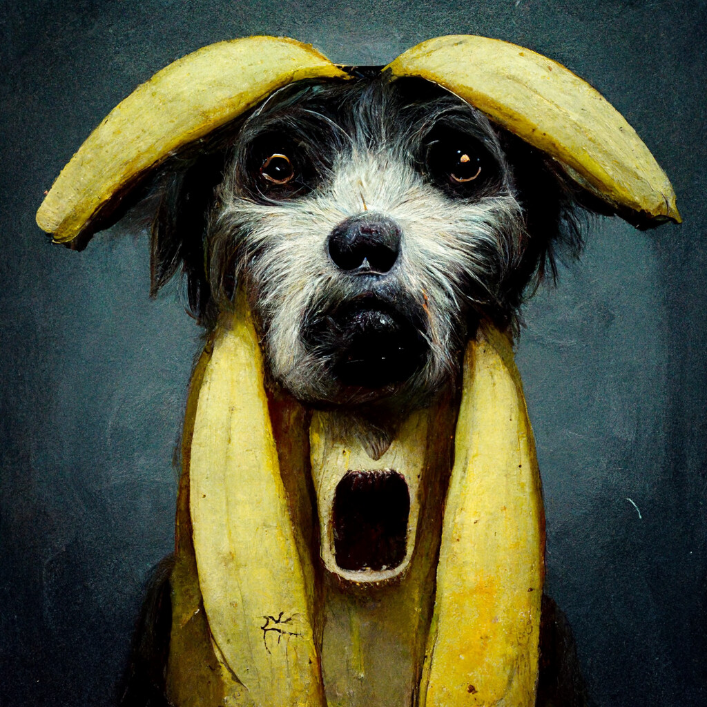 ArtStation - Banana-dog in Expressionism Art