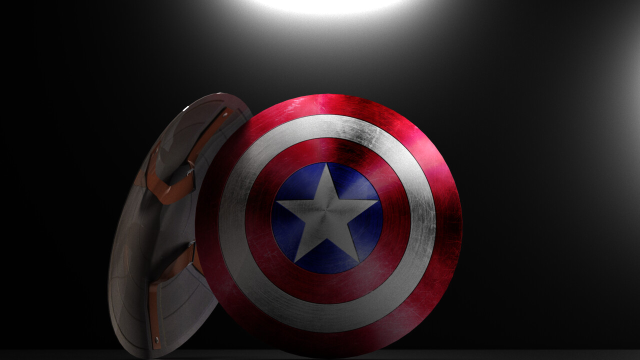 ArtStation - Captain America sheild made in 3ds max