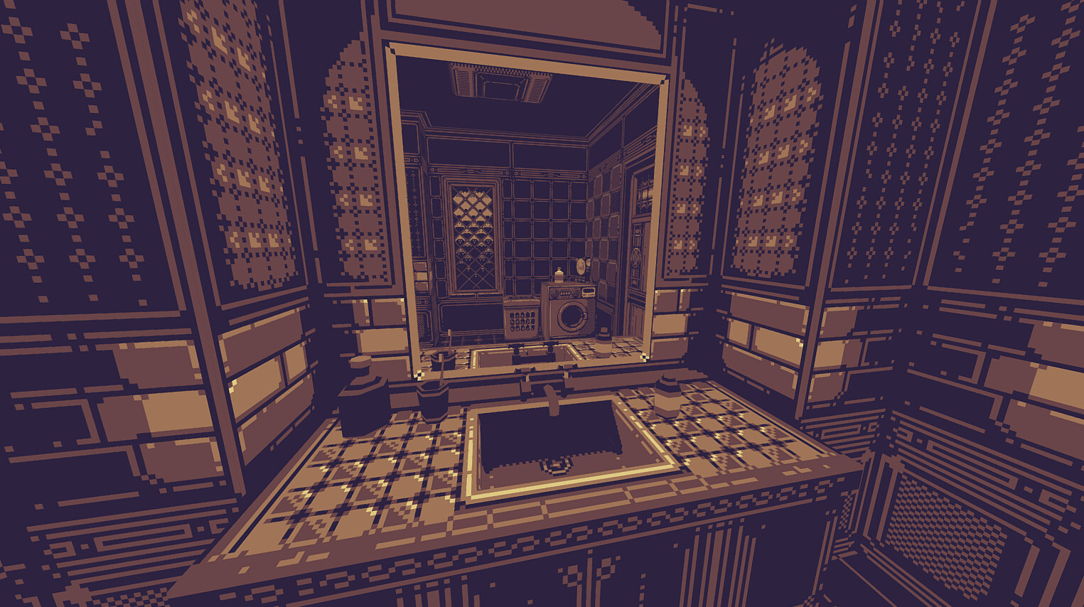 ArtStation - Pixel Art Bathroom