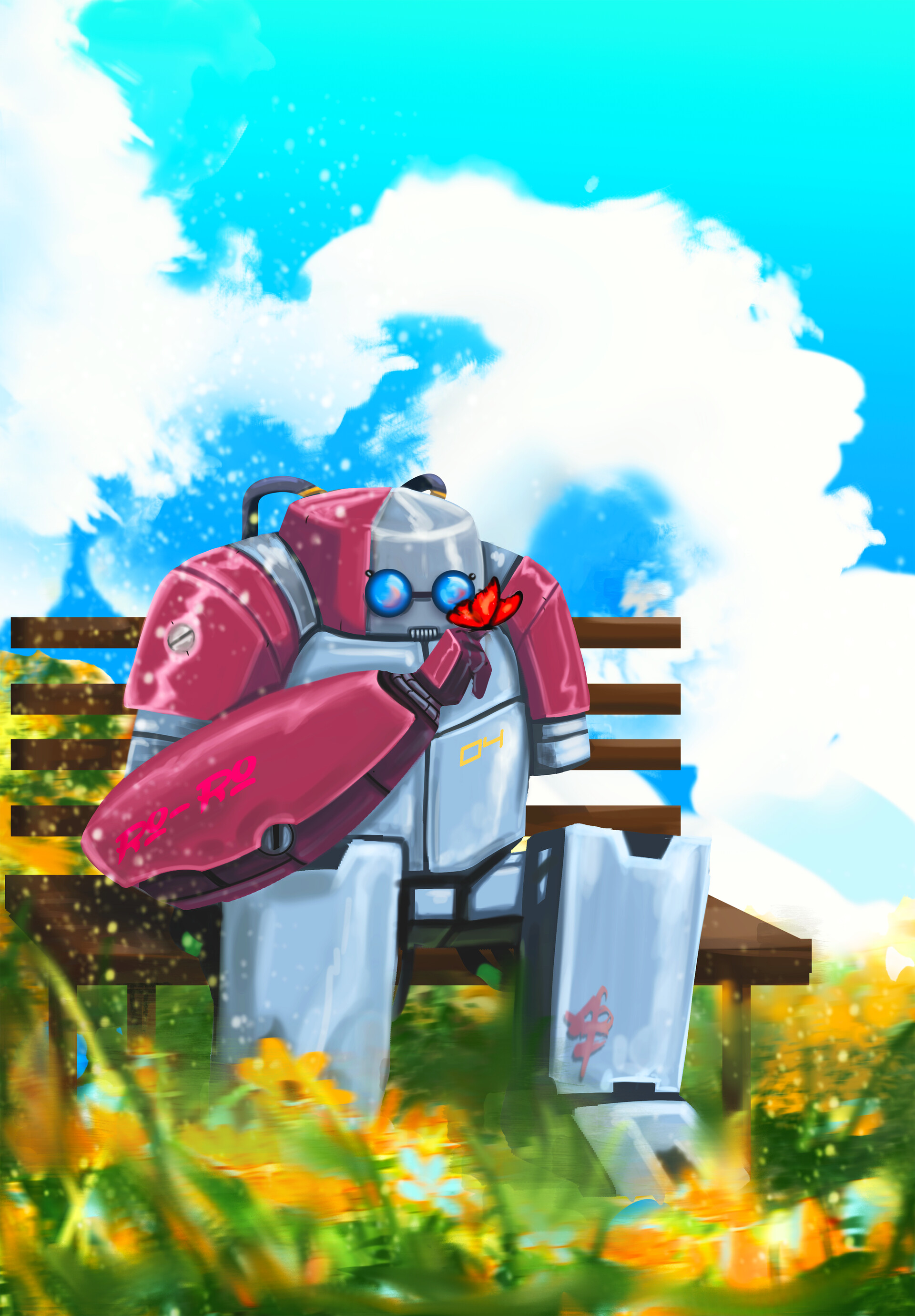 ArtStation - Ro-Ro: The One Armed Robot