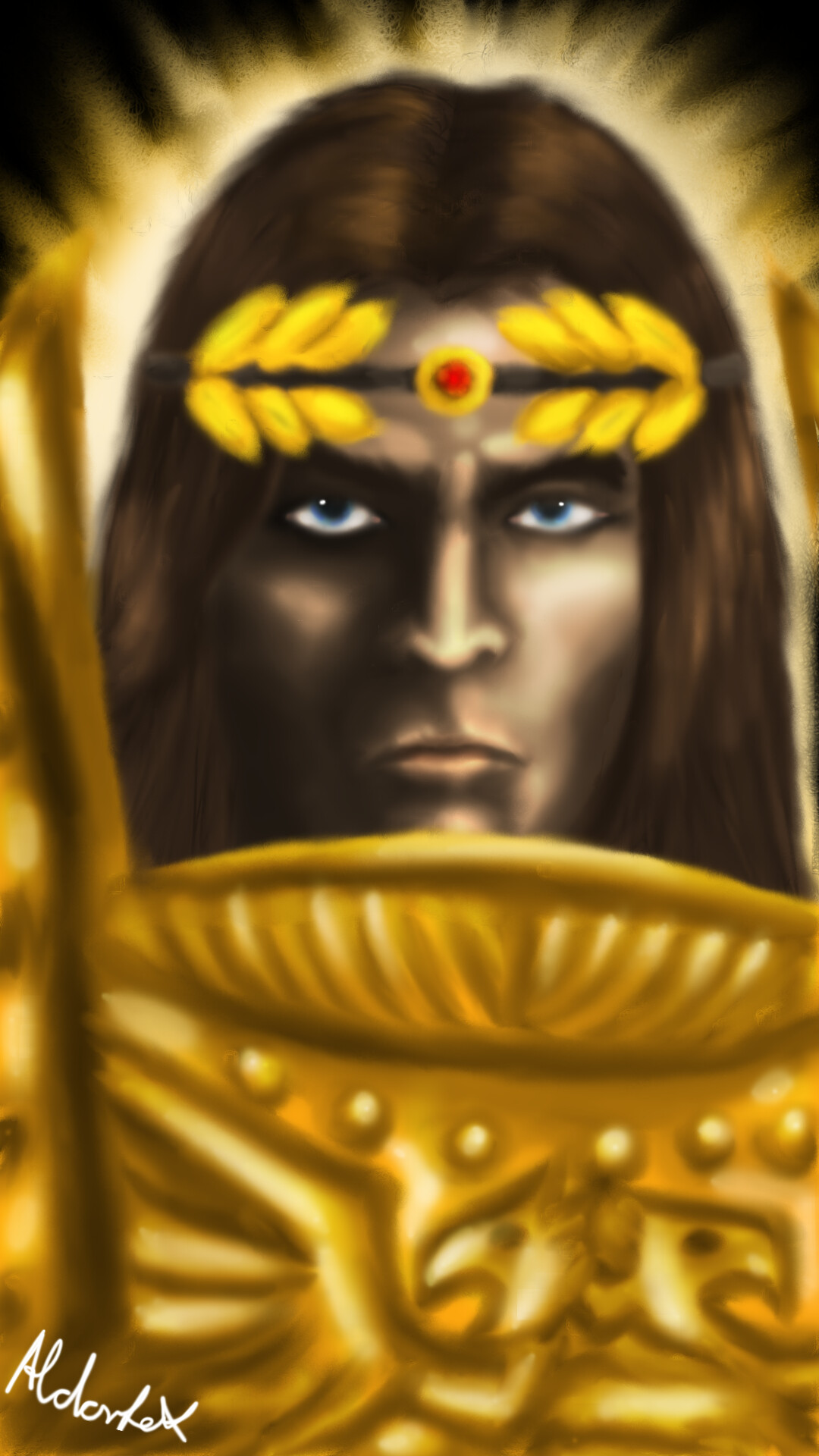 ArtStation - Emperor of Mankind Warhammer40k