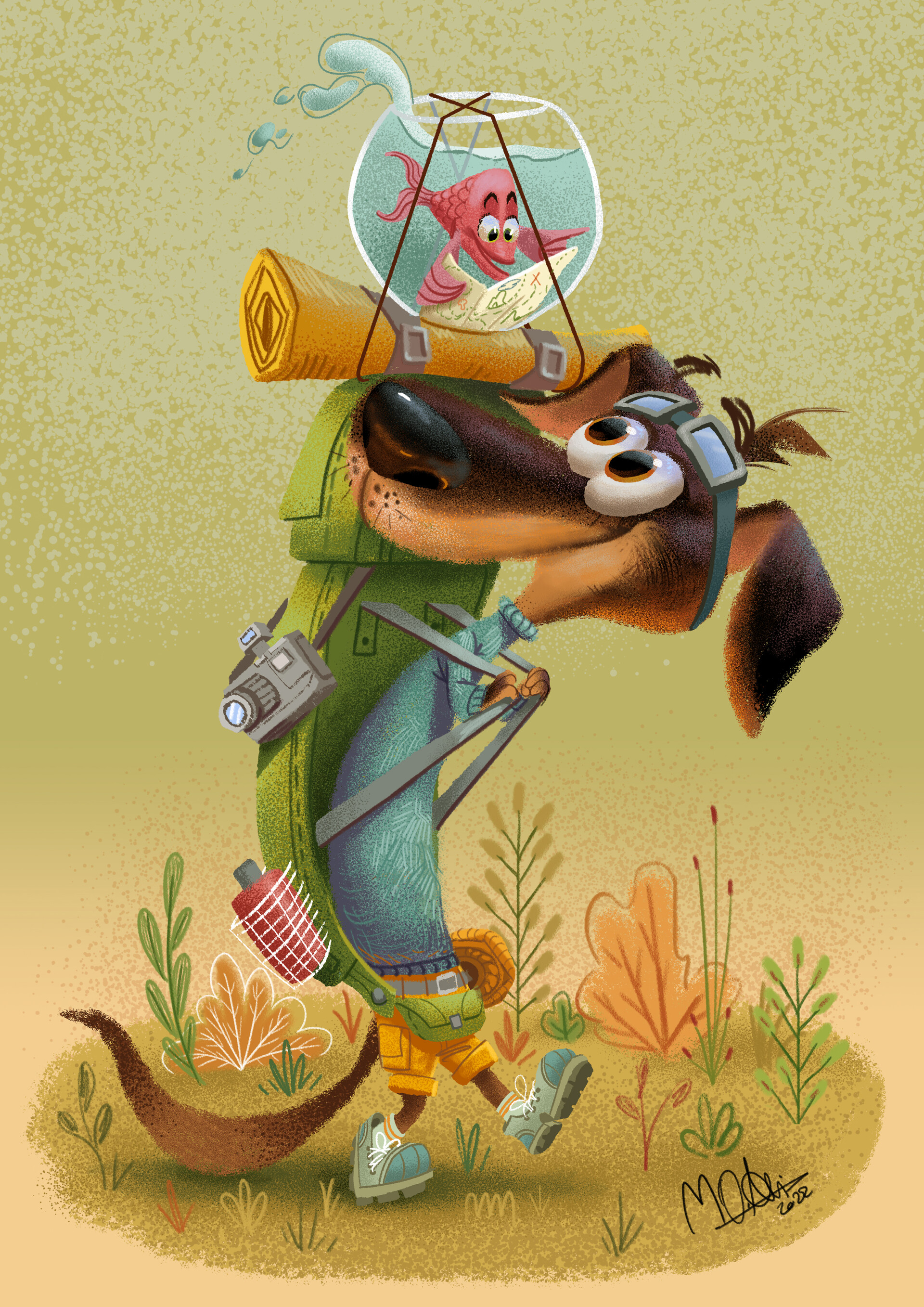 ArtStation - Adventurer Dog