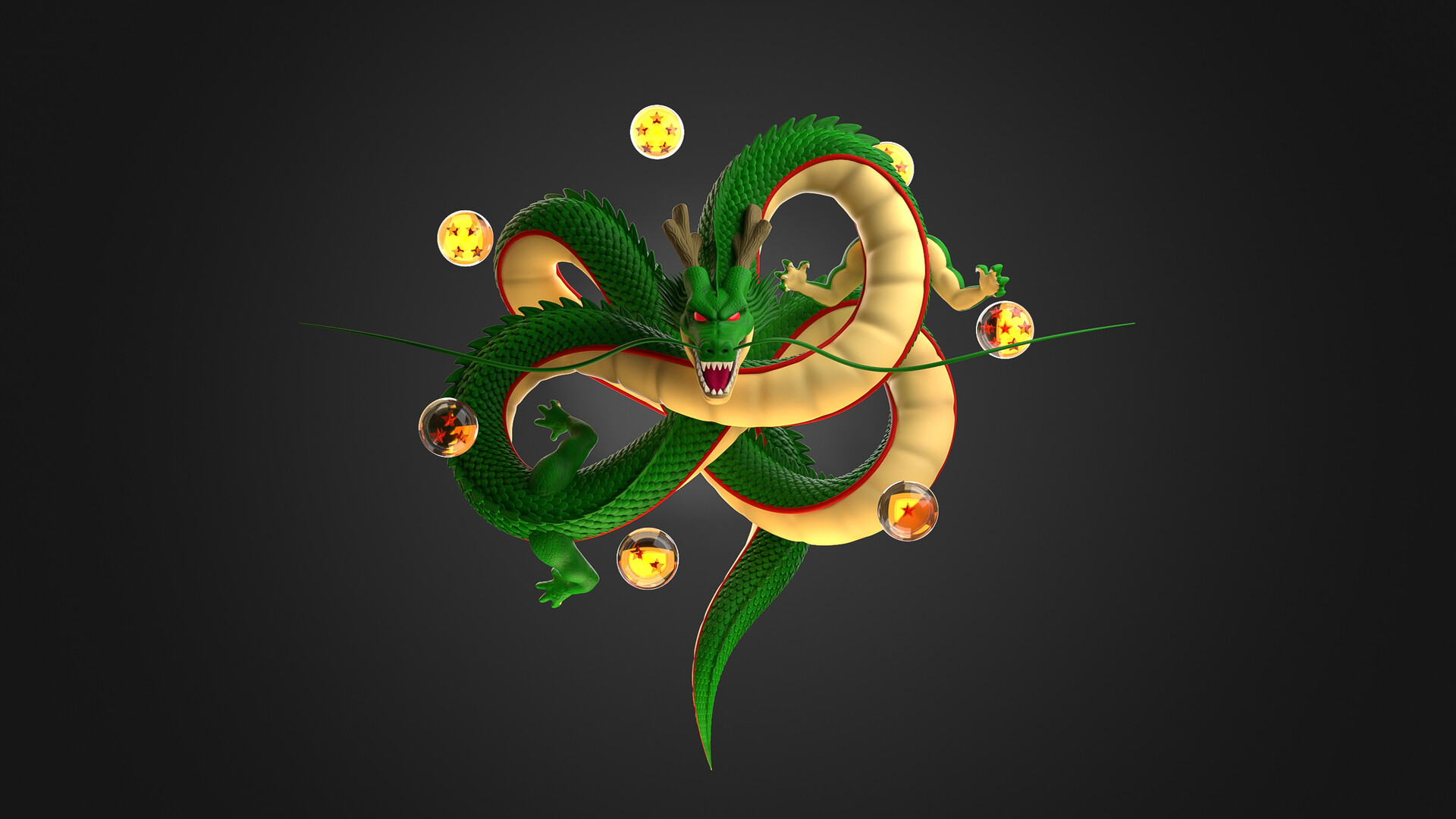 ArtStation - Shen long fan art