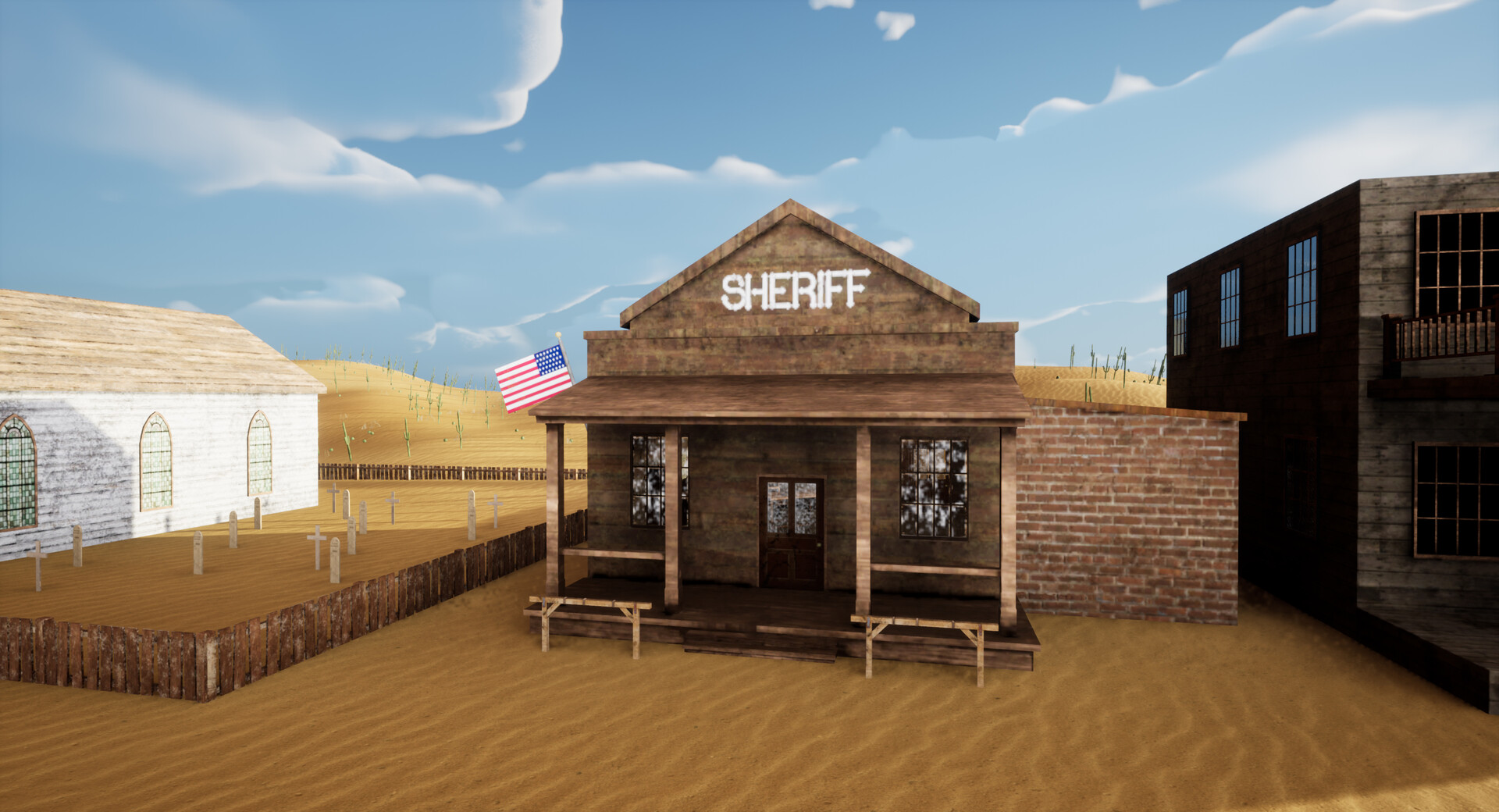 Jak Walker - Game Artist - 1890 Western Town Environment