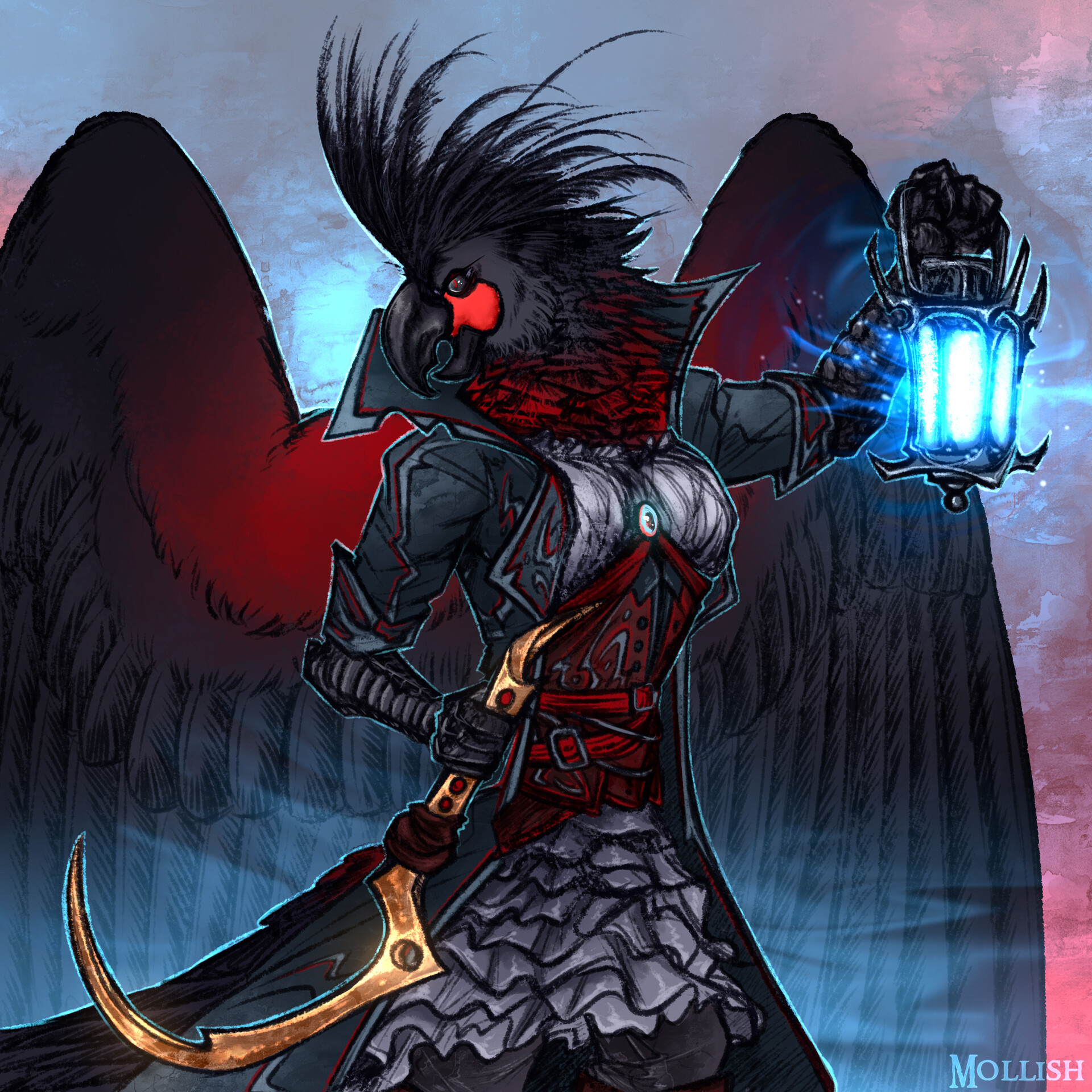 Molly "Mollish" Gilbert - Dungeons and Dragons Character Concepts