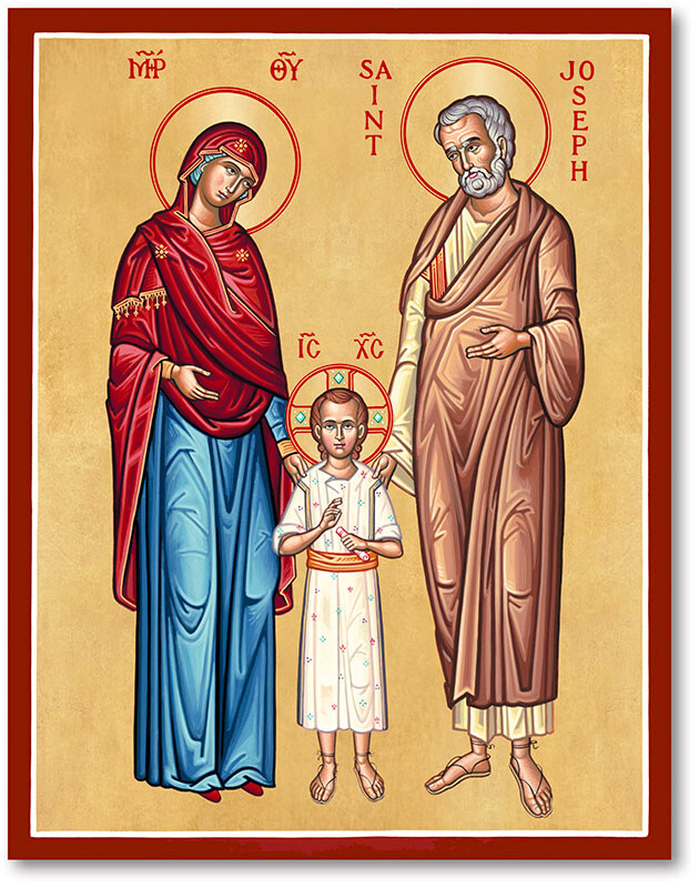 ArtStation - Holy Family Icon