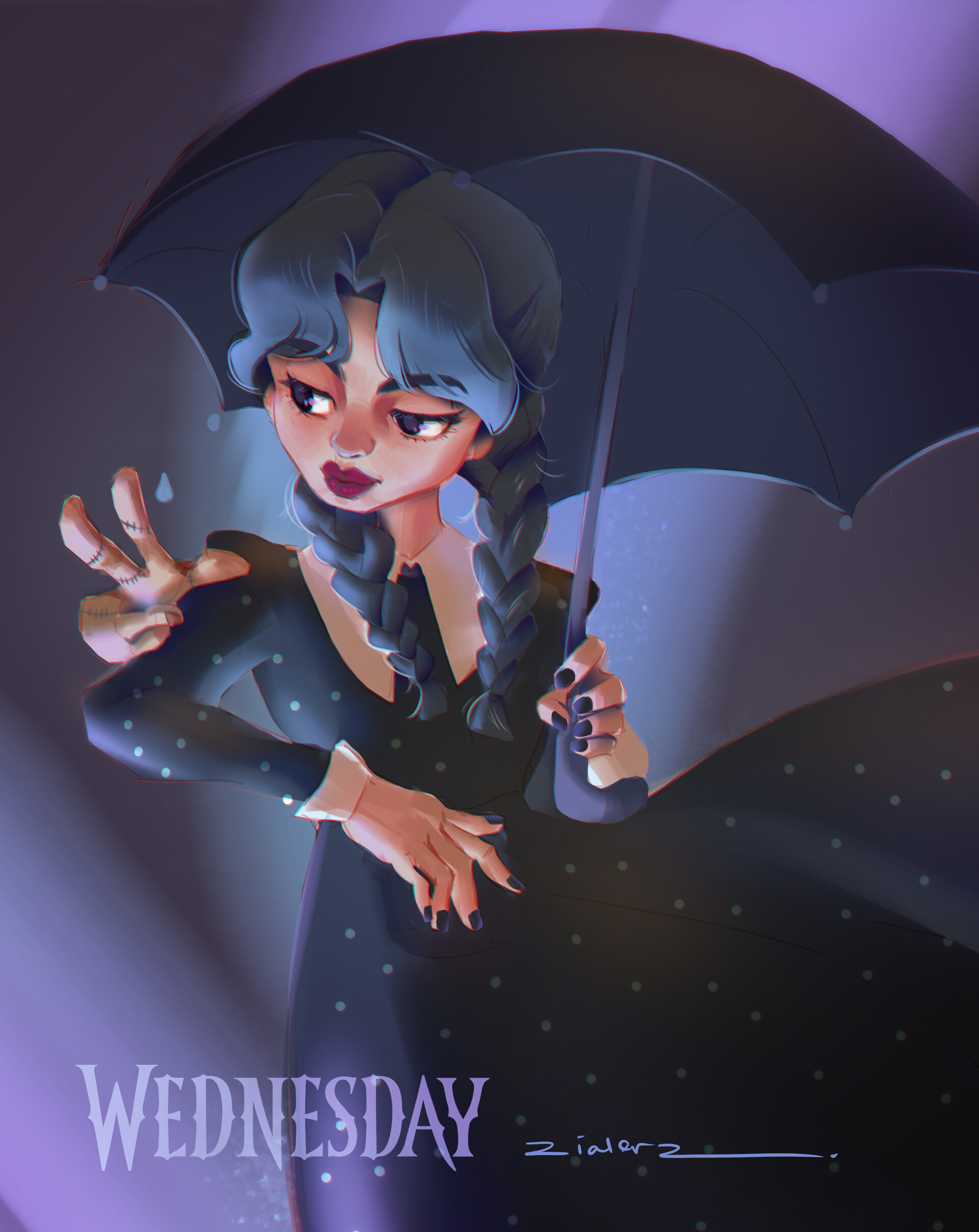 ArtStation - Wednesday Goody Addams