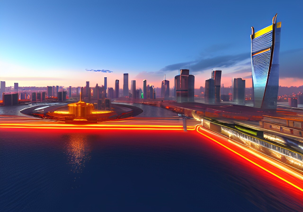 ArtStation - Futuristic city Moscow (Hyperrealism, game engine)