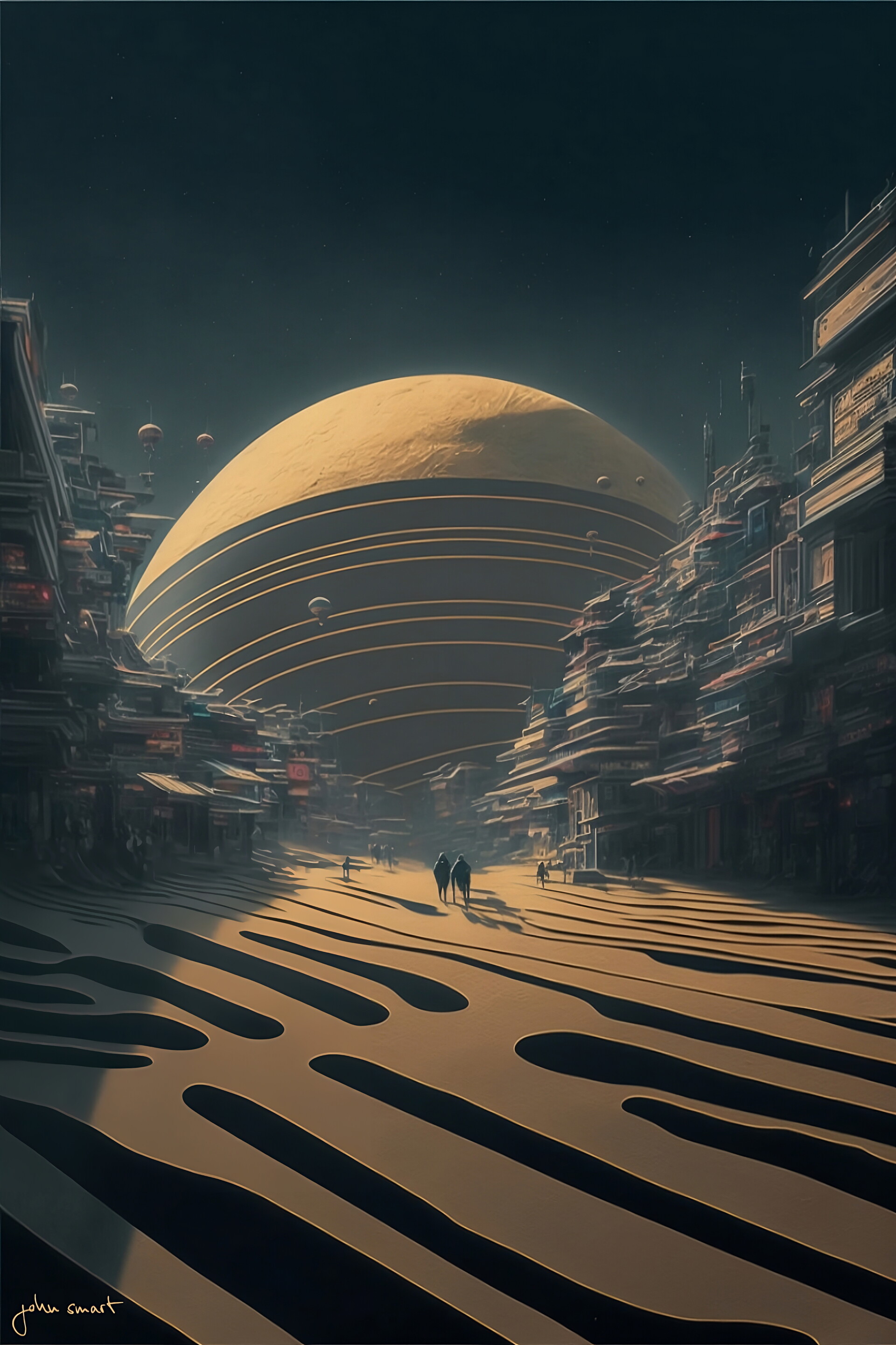 ArtStation - one of a hundred millions, john smart, midjourney_ai 2022