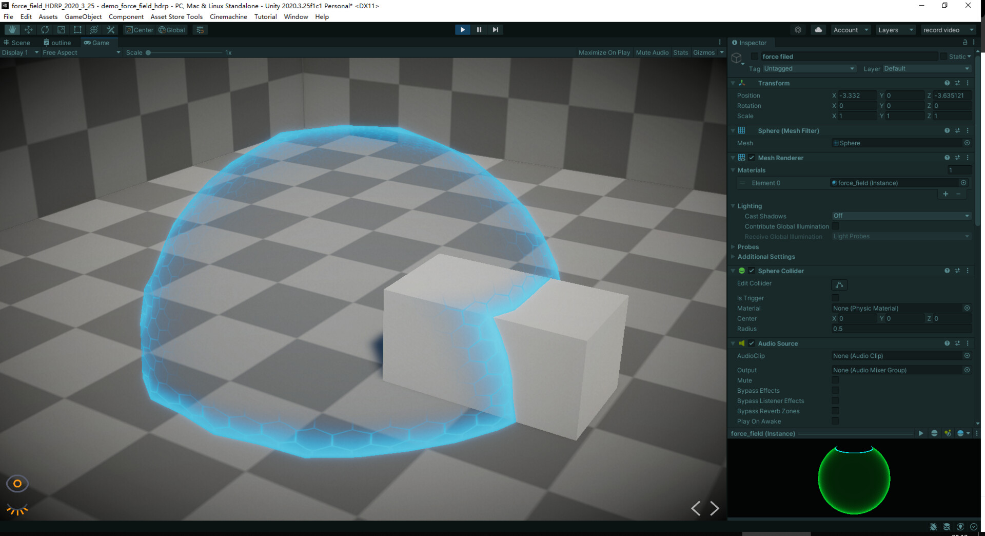 Easy Game Studio - Unity VFX - Force Field - Downloadable