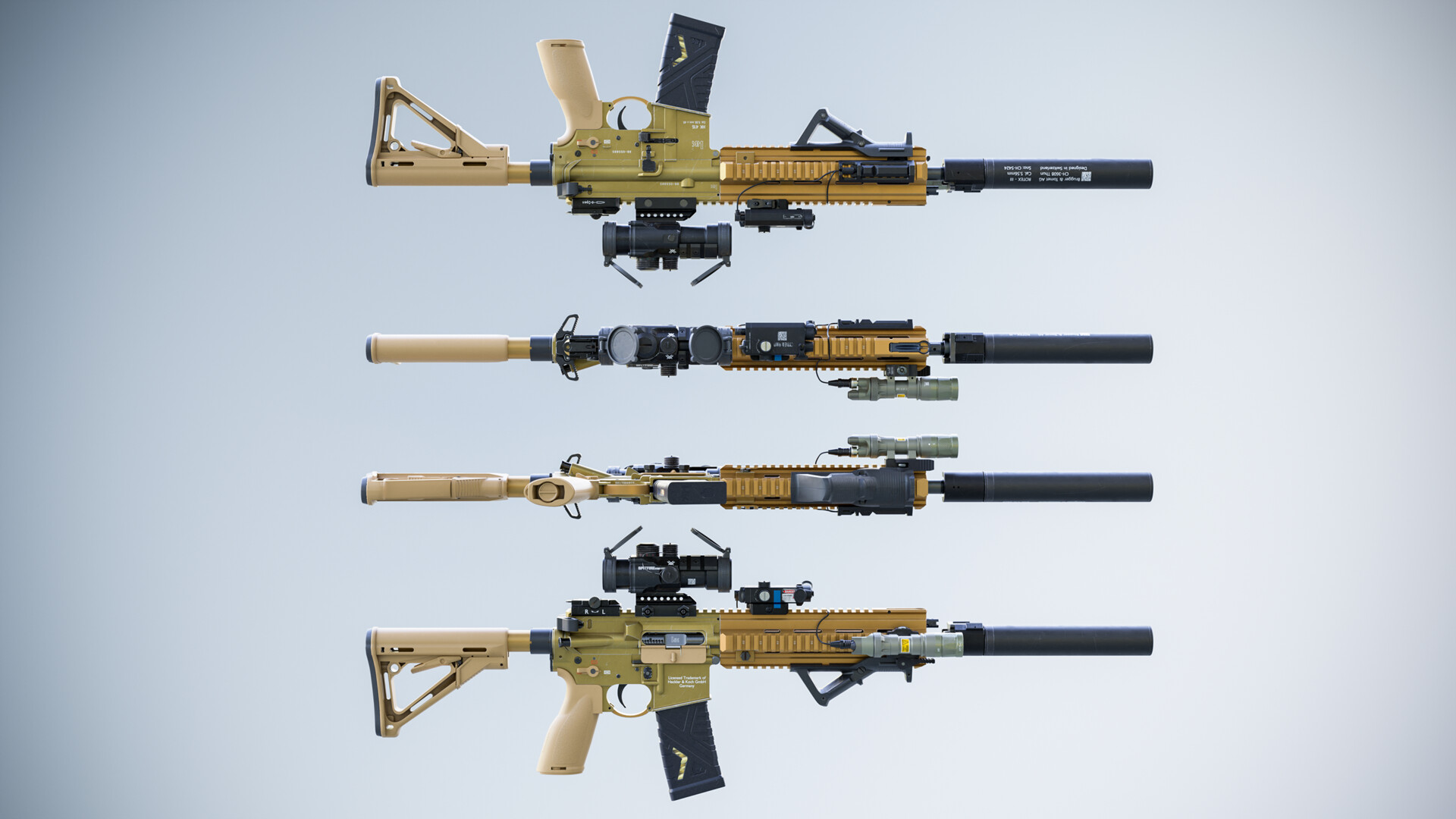 Zhmudenko Yevhen - HK416 (Custom)