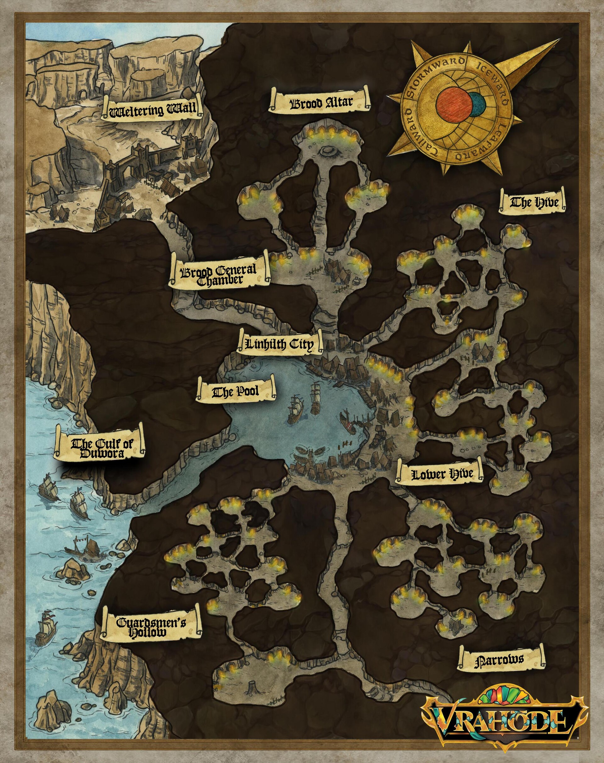ArtStation - Vrahode game map!