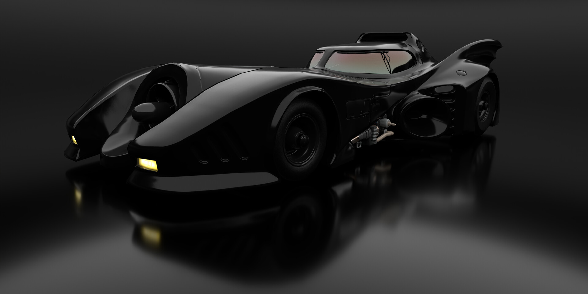 Weylan Weylan - Batmobile 1898 Game Art