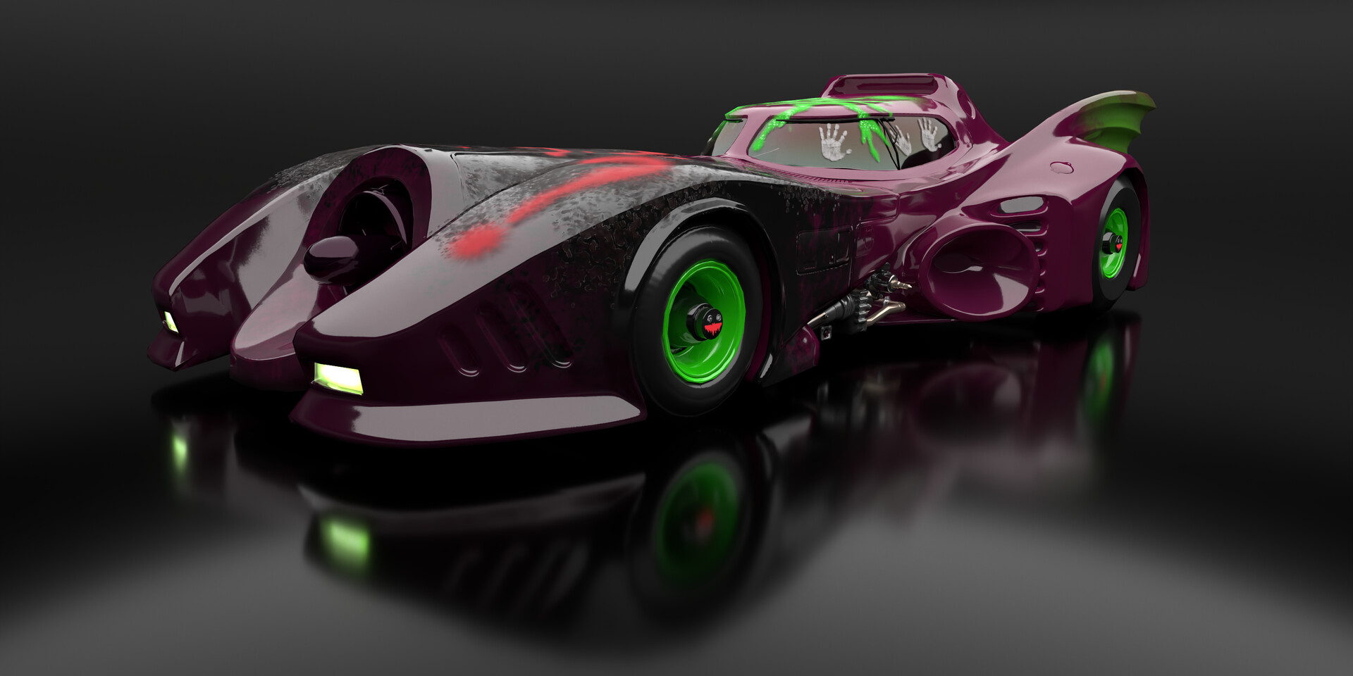 Weylan Weylan - Batmobile 1898 Game Art