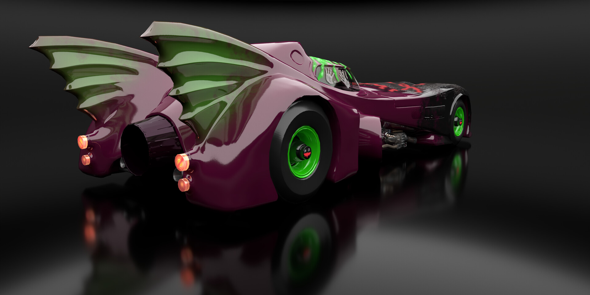 Weylan Weylan - Batmobile 1898 Game Art