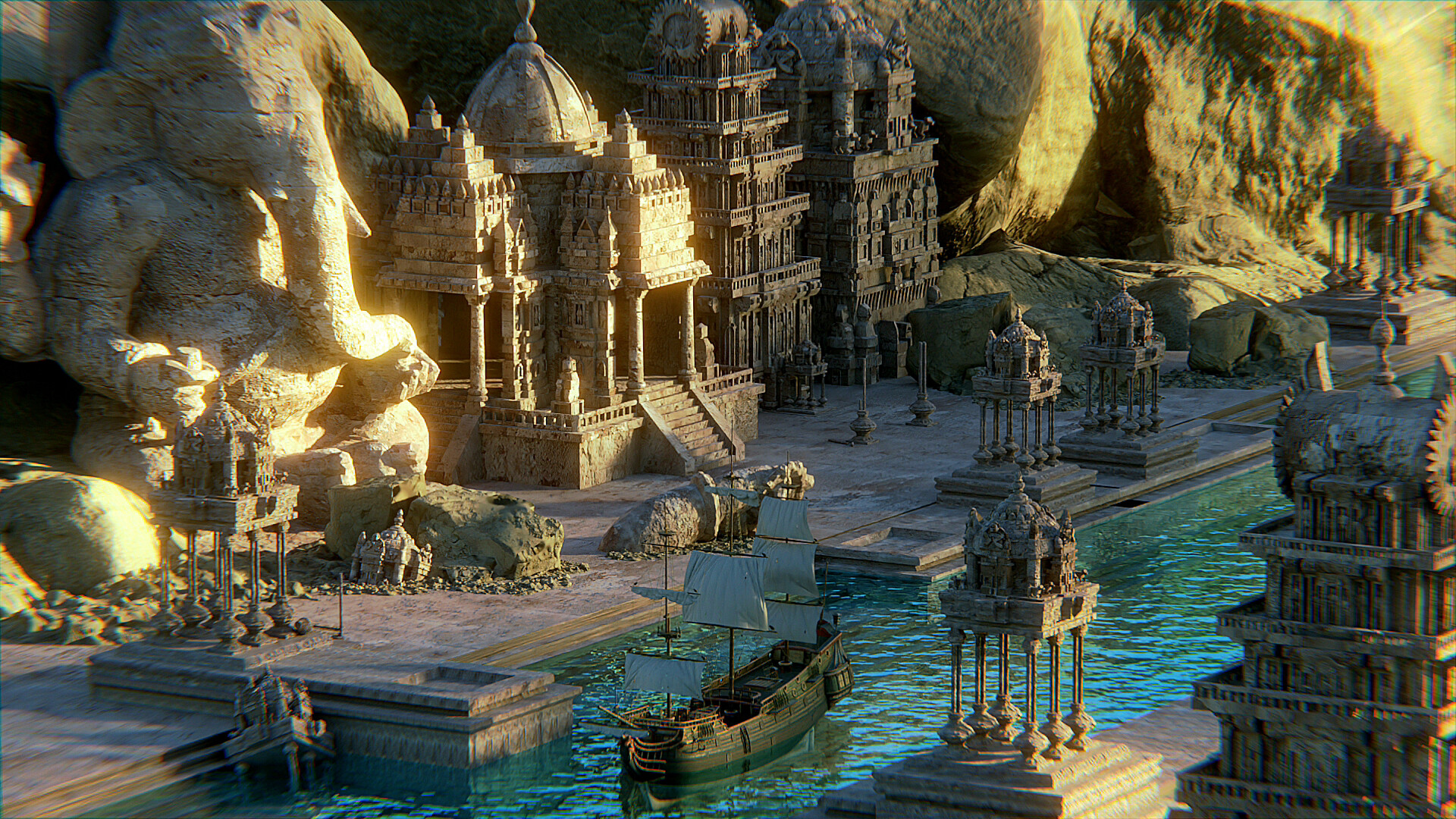 ArtStation - Ancient Indian Ruins